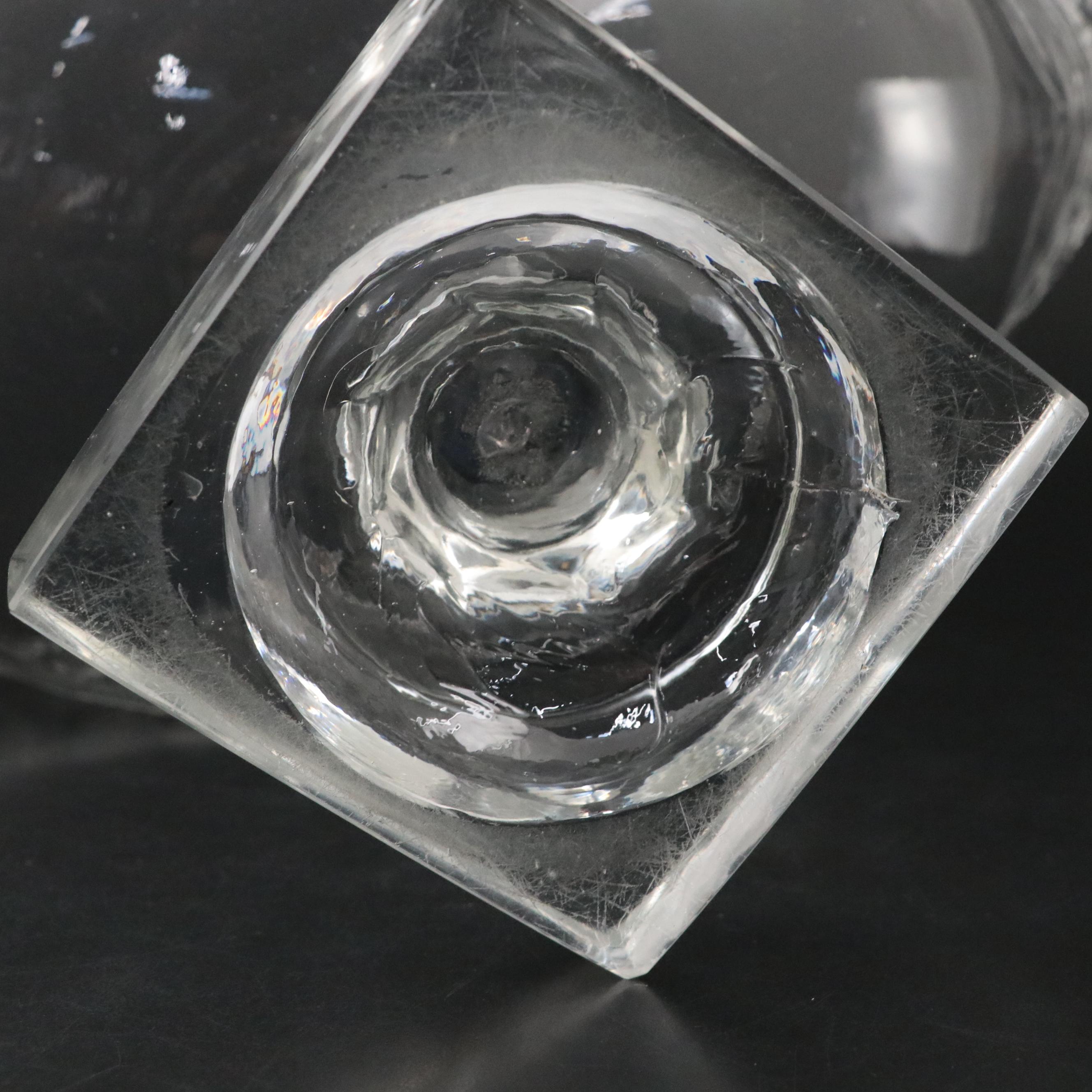 Georgian Anglo-Irish Cut Glass Navette Shape Centerpiece Compote ...