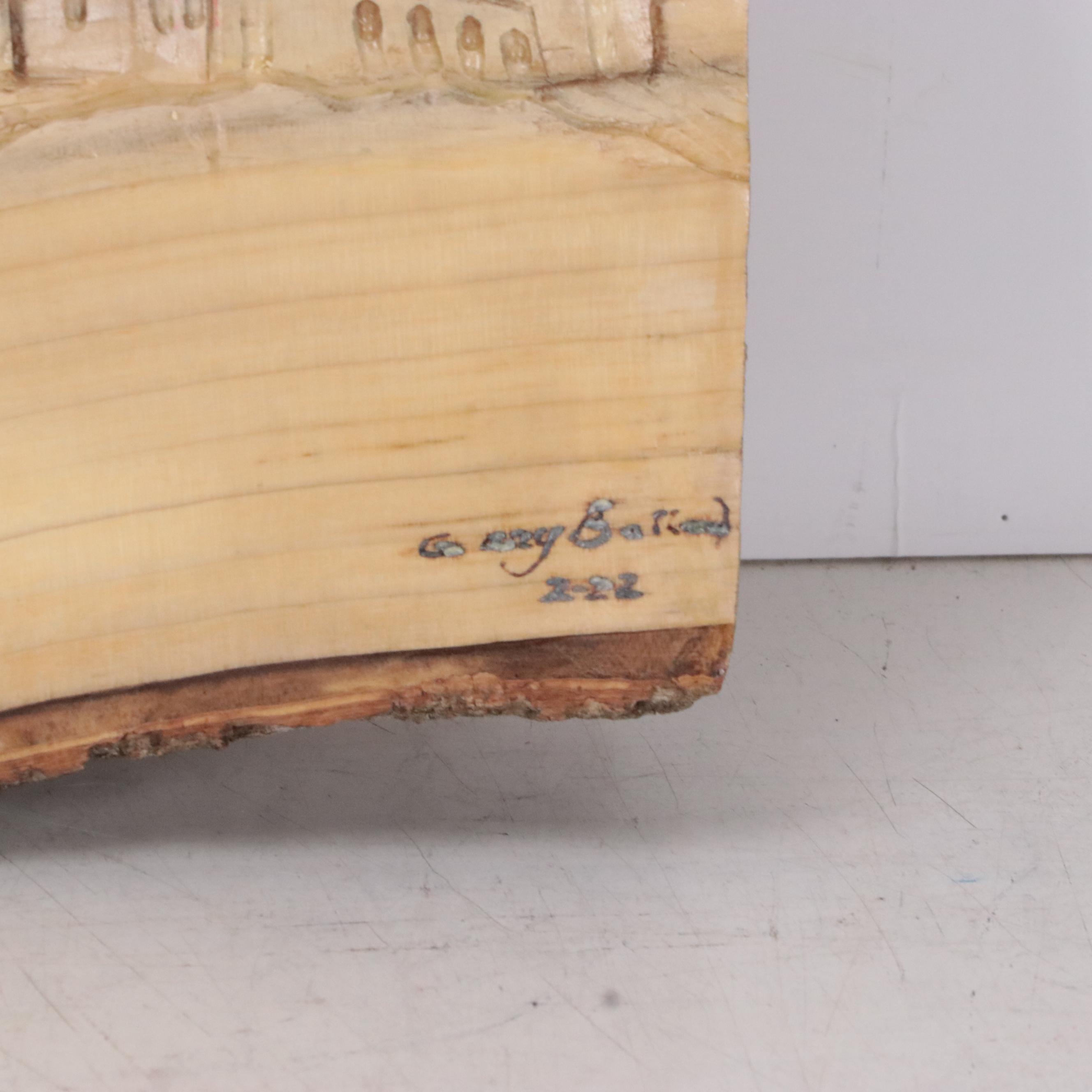 Gary Ballard Wood Carving of Hogwarts Castle, 2021–2022 | EBTH