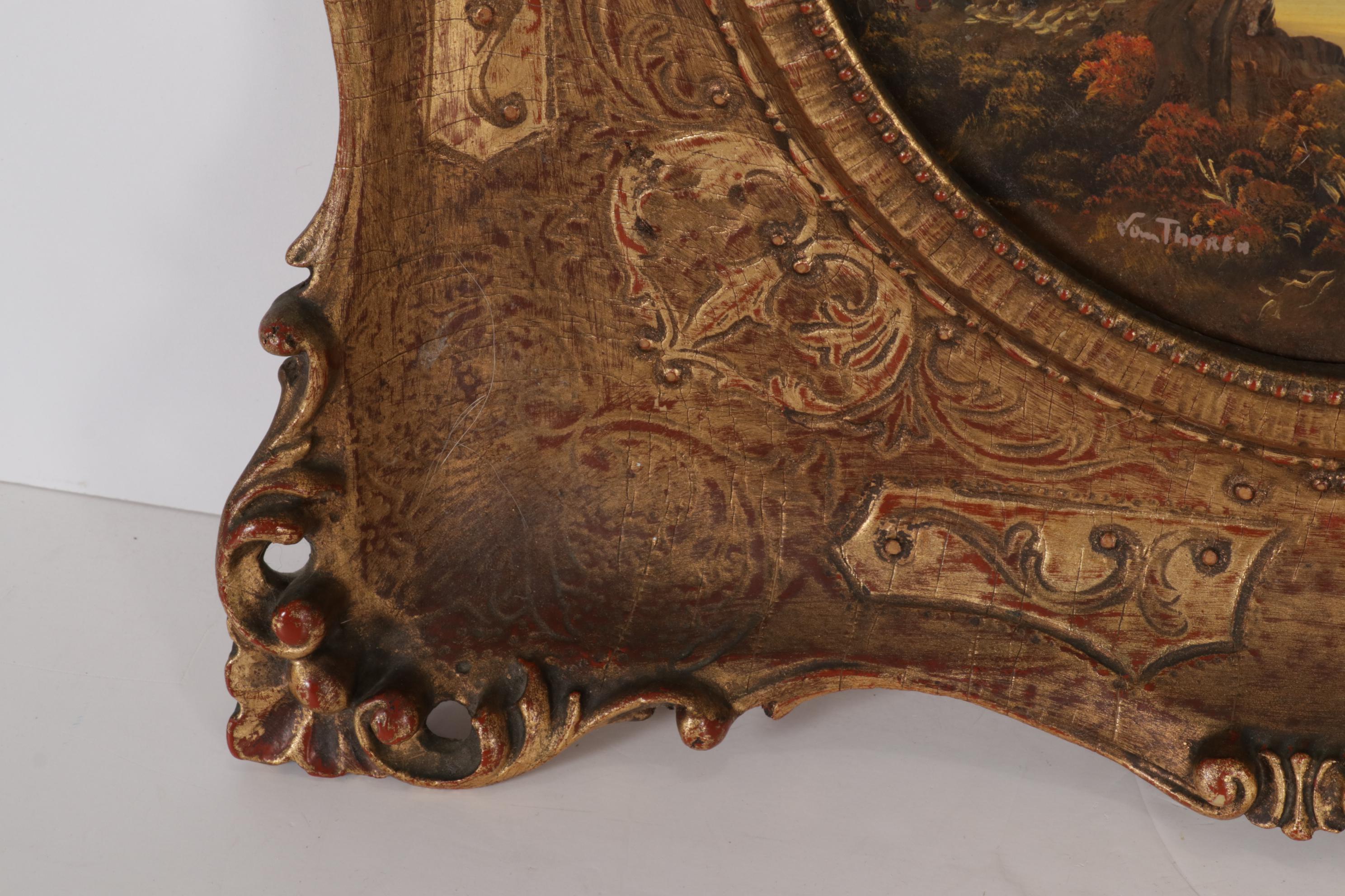 Otto Van Thoren Oil Painting of Landscape with Castle, 19th Century | EBTH