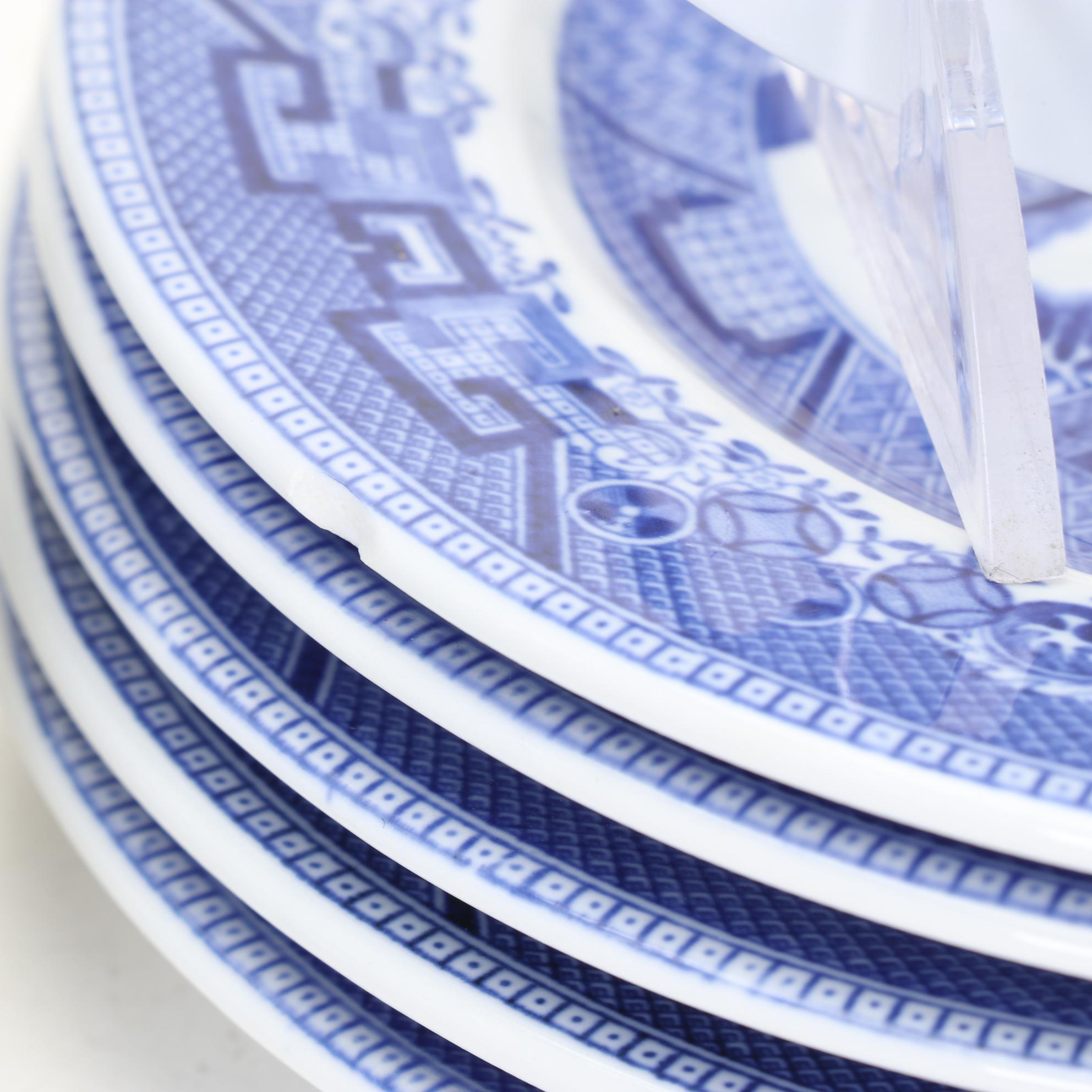 Buffalo China "Blue Willow" Dinnerware Service for Six | Everything But ...