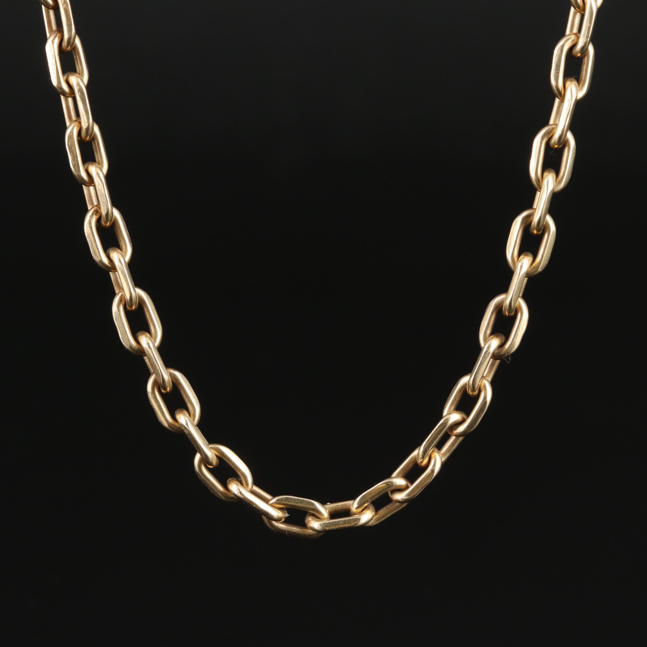 14K Cable Chain Necklace | EBTH