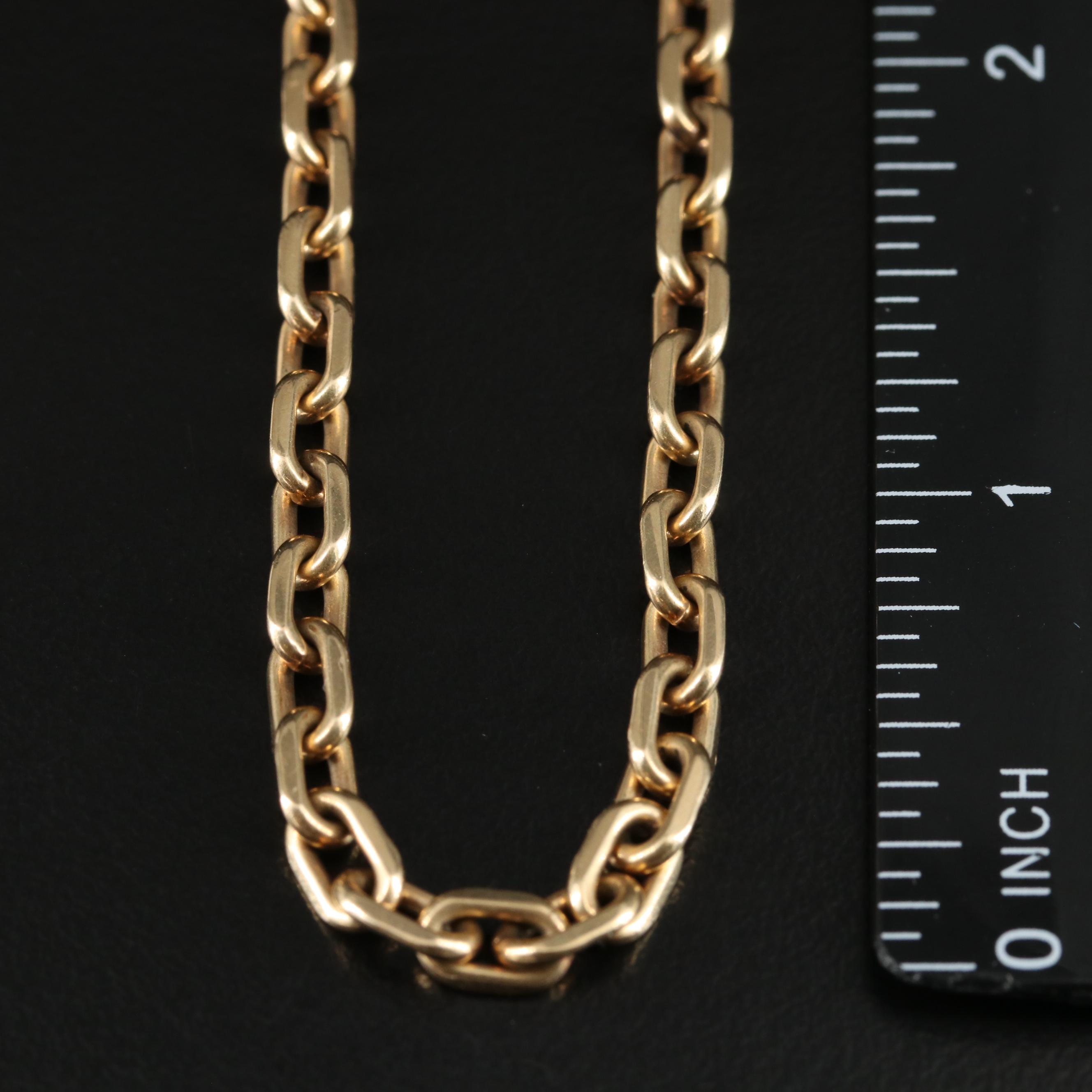 14K Cable Chain Necklace | EBTH