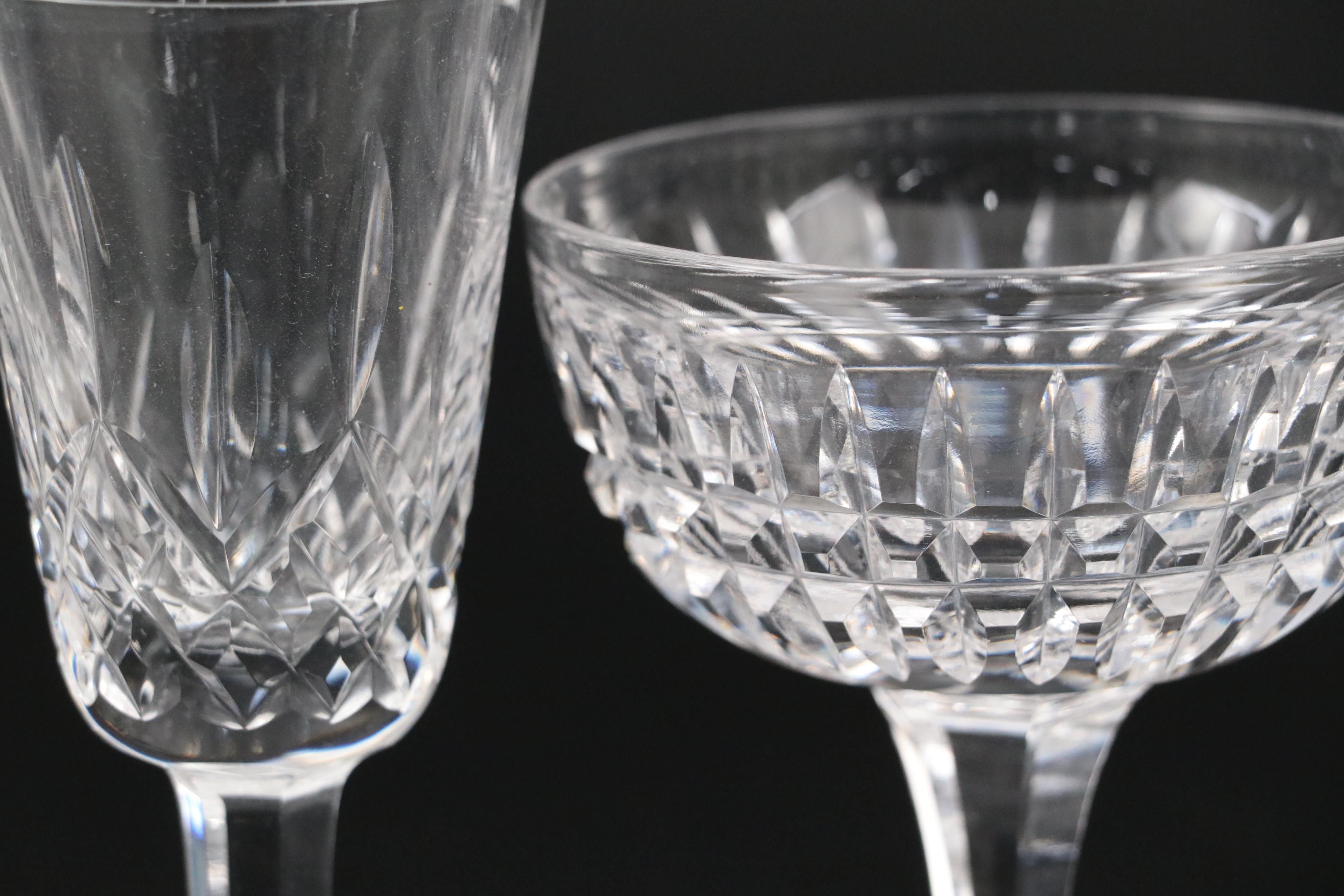 Atlantis "Fernando" Cut Crystal Decanter with Waterford and Table ...