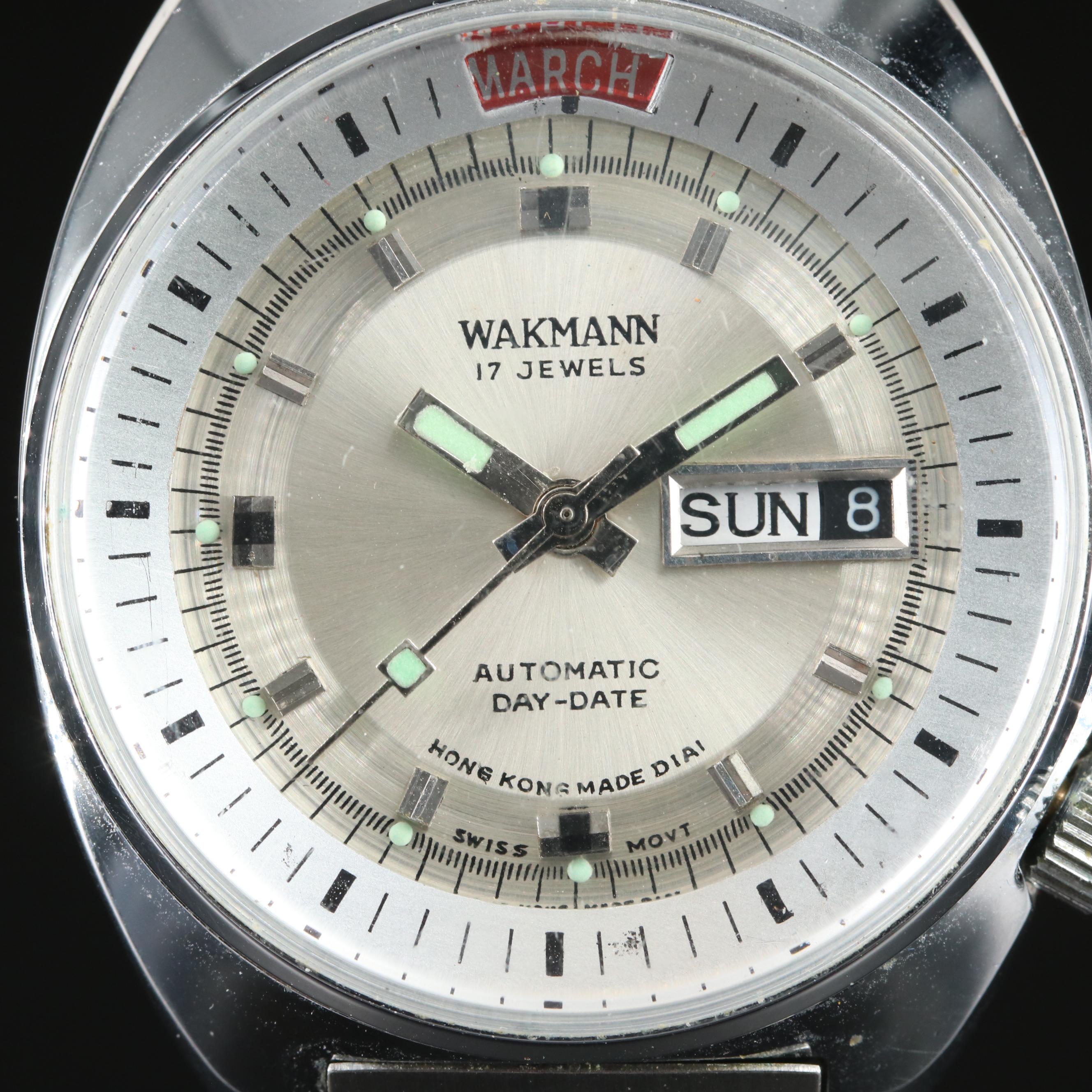 Vintage Wakmann Day Date Automatic Watch | EBTH
