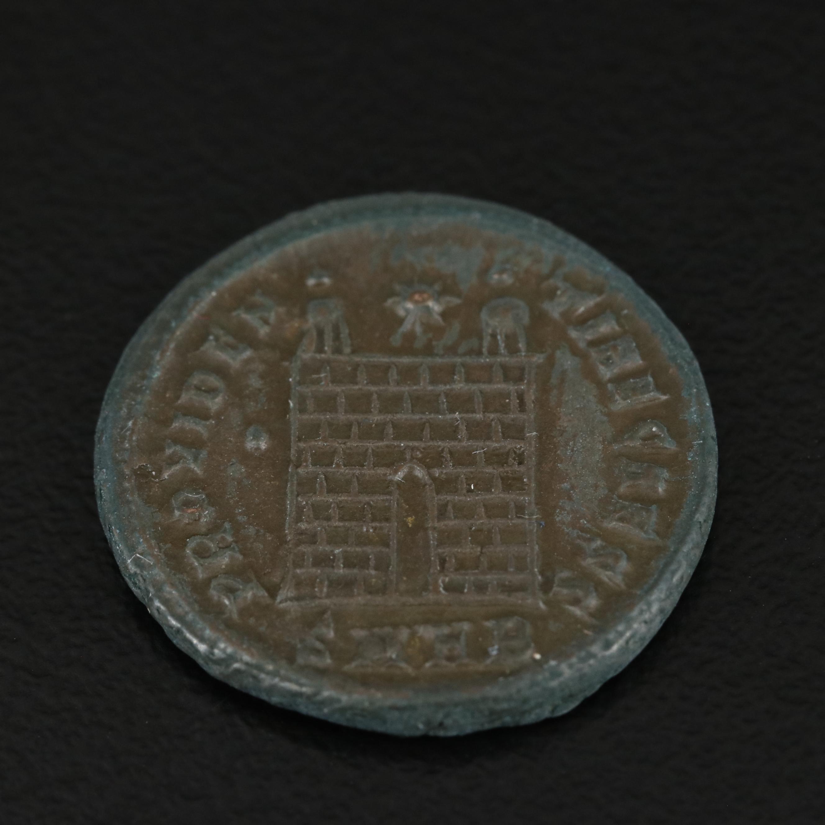 Ancient Roman Imperial Follis Coin of Constantine II, ca. 327 A.D. | EBTH