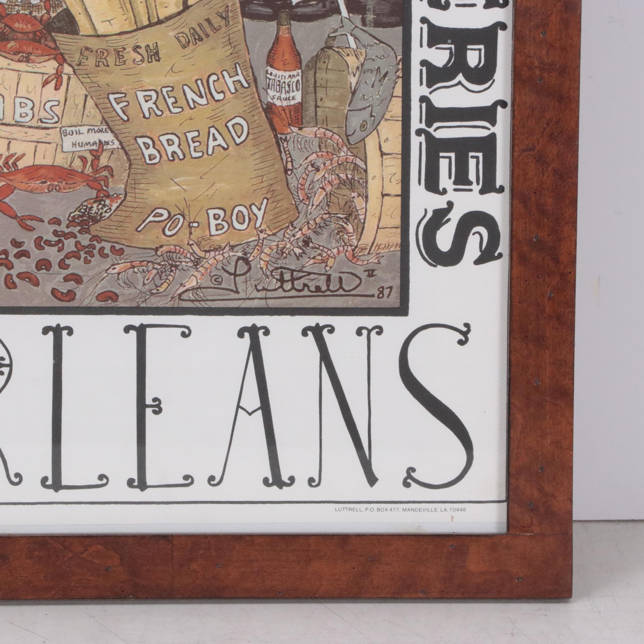 Offset Lithograph New Orleans Poster | EBTH