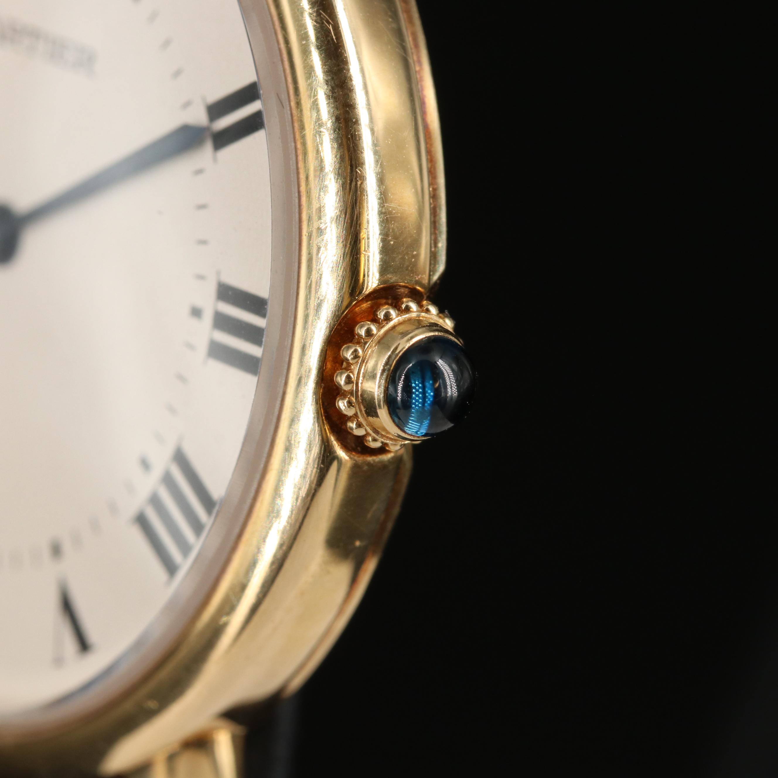 Cartier Ronda Louis Cartier 18k Gold Wristwatch | Everything But The House