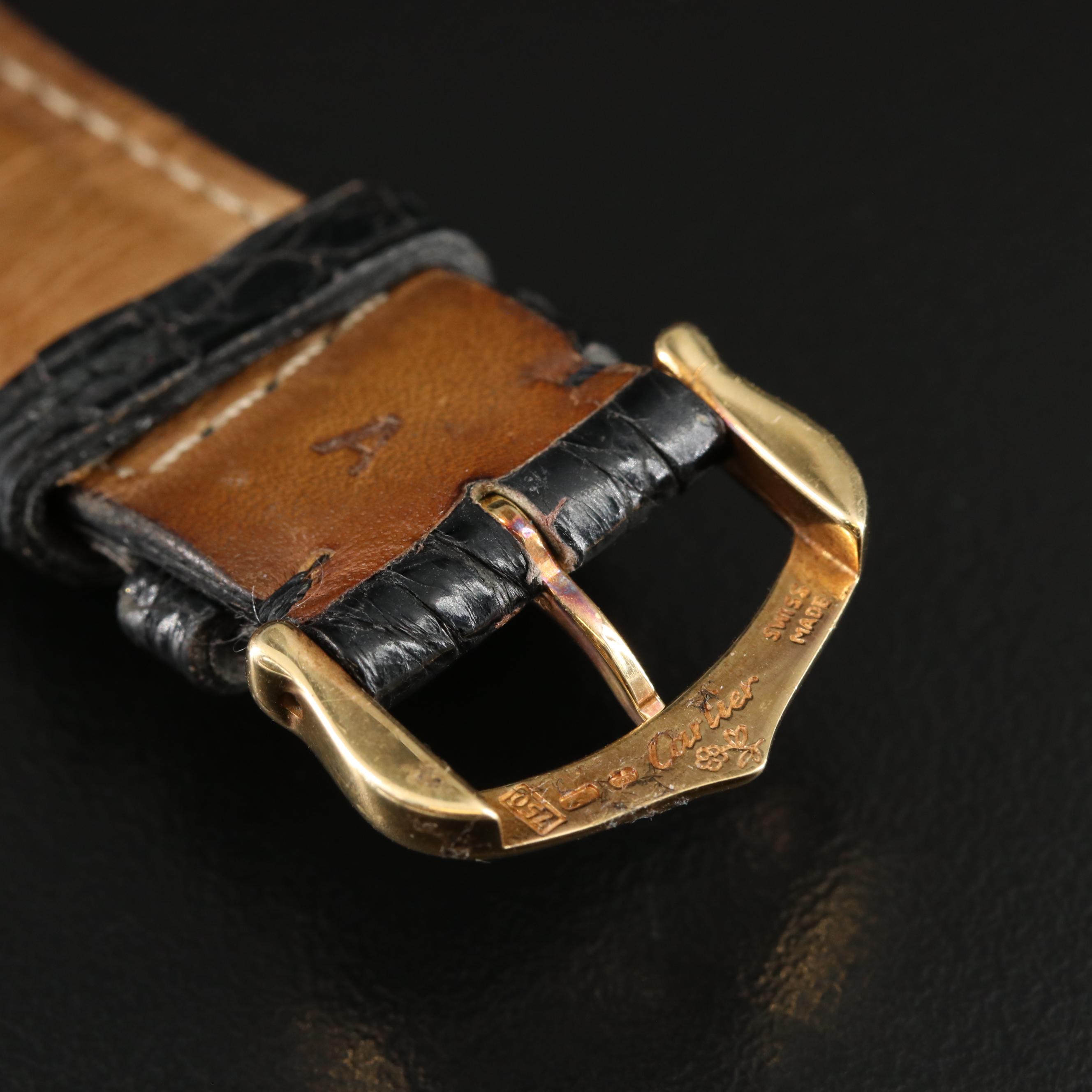 Cartier Ronda Louis Cartier 18k Gold Wristwatch | Everything But The House