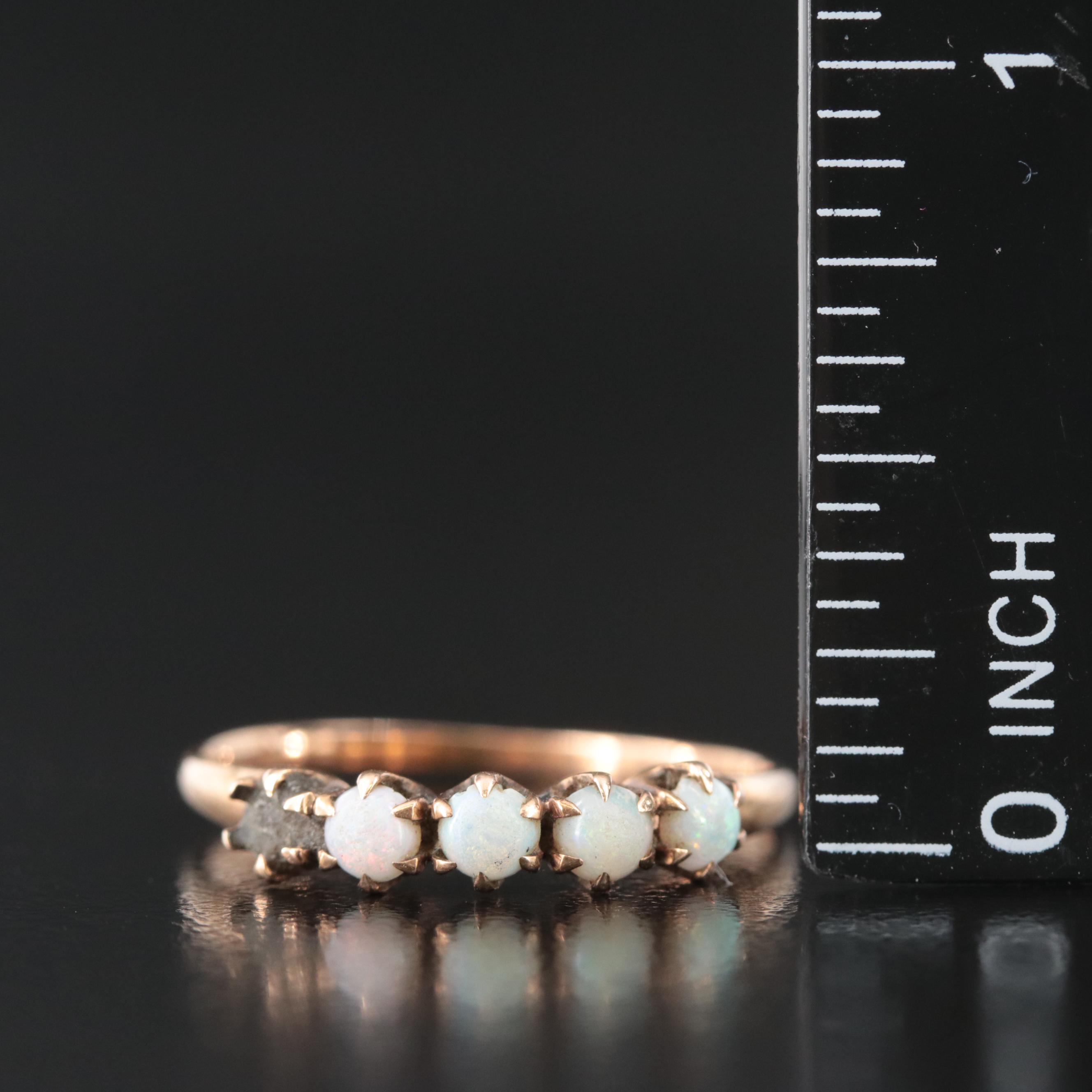 Vintage 10K Opal Ring | EBTH