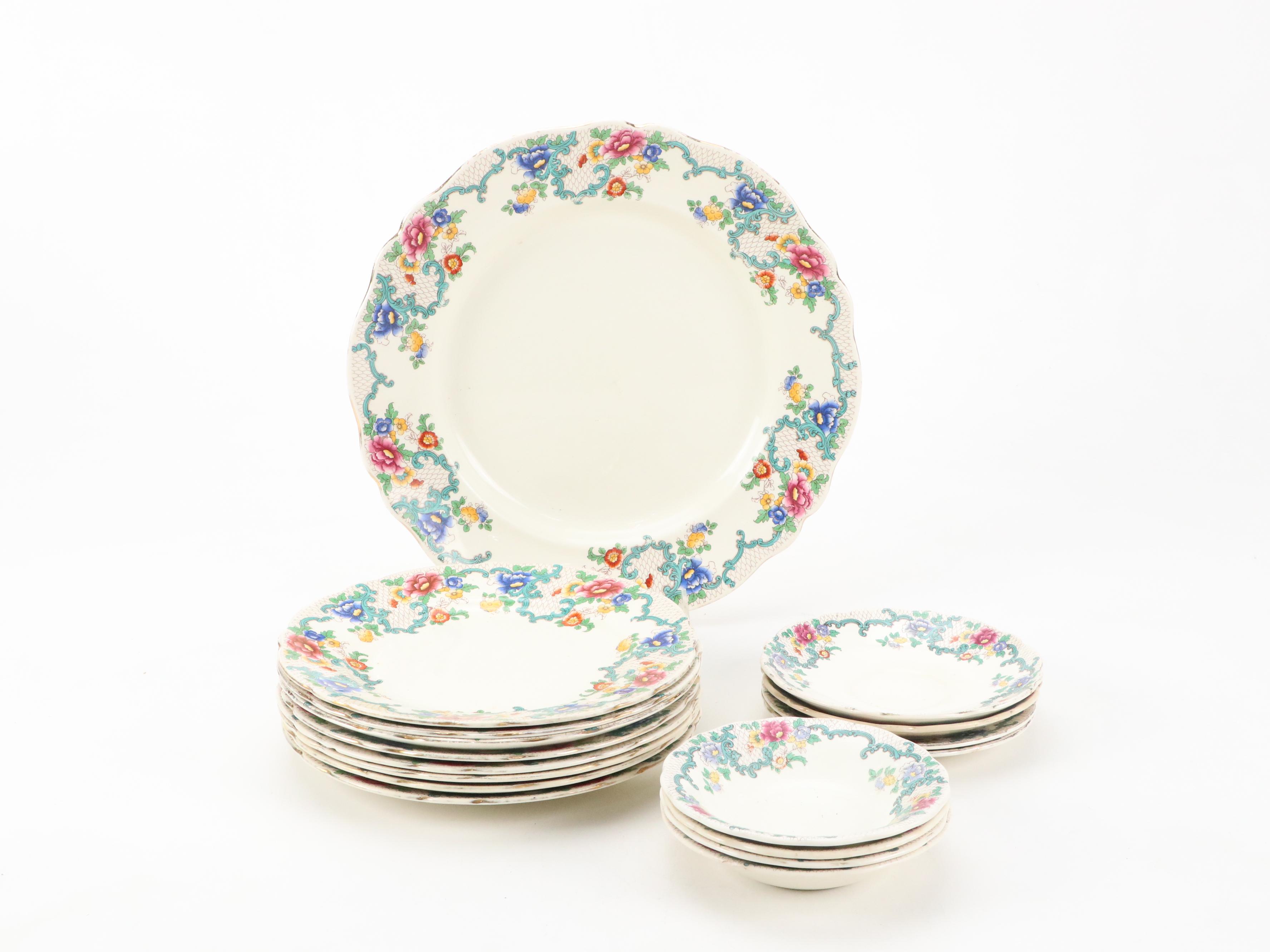 Royal Cauldon "Victoria" Porcelain Dinnerware, 1930–1950 | EBTH