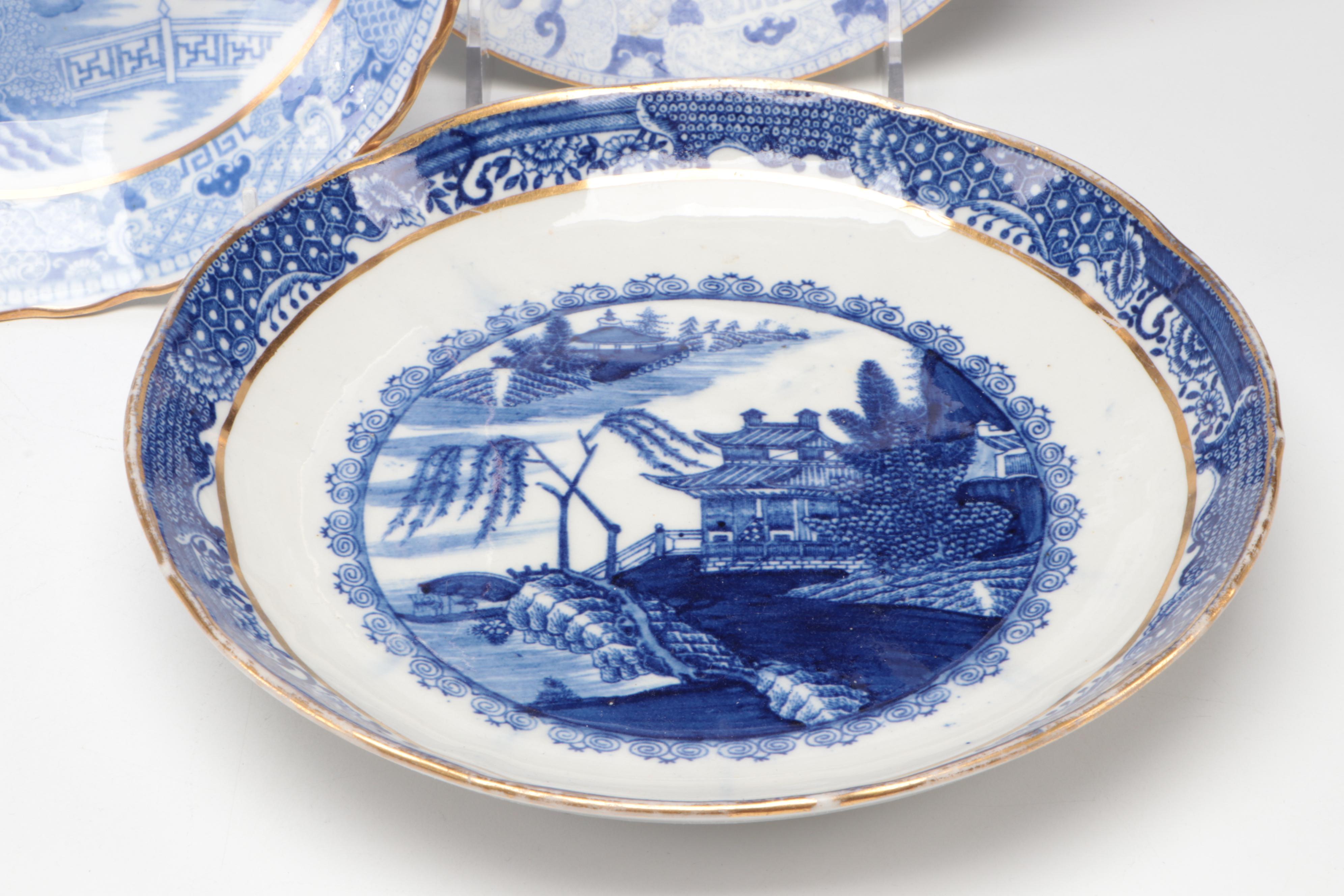 Spode and Other English Blue Willow Style Tableware | EBTH
