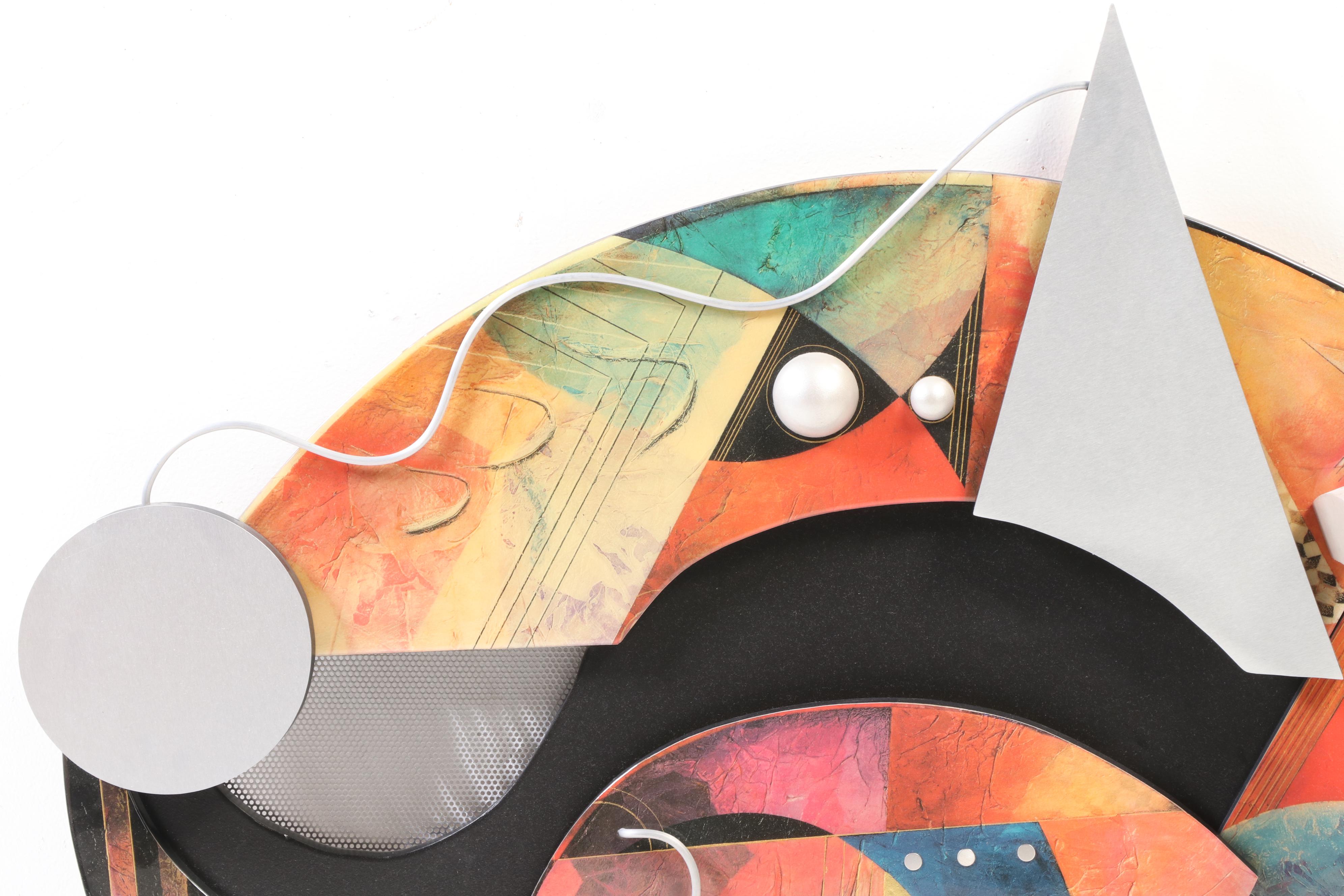 Eric Waugh Abstract Geometric Mixed Media Sculpture | EBTH