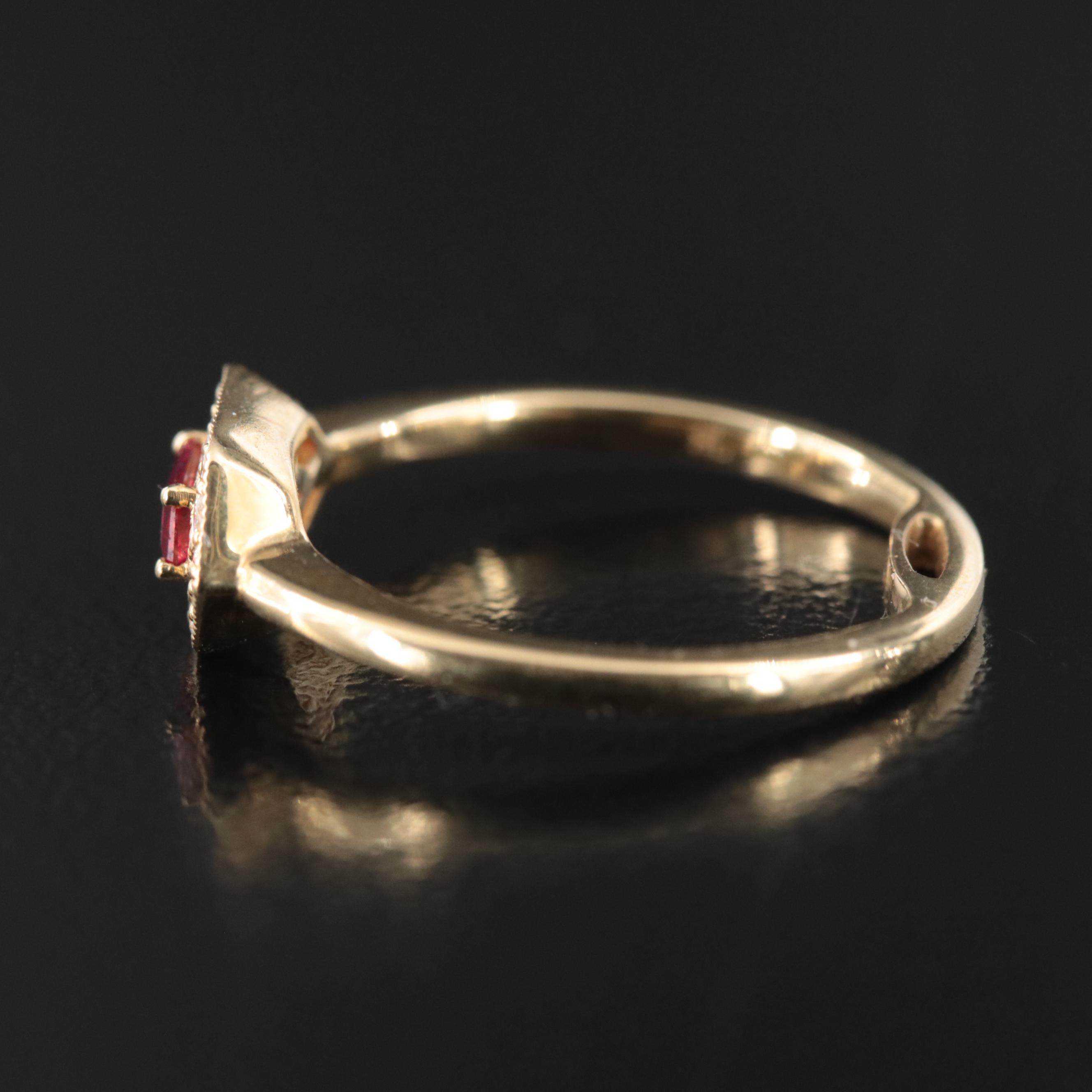 18K Ruby and Diamond Ring | EBTH