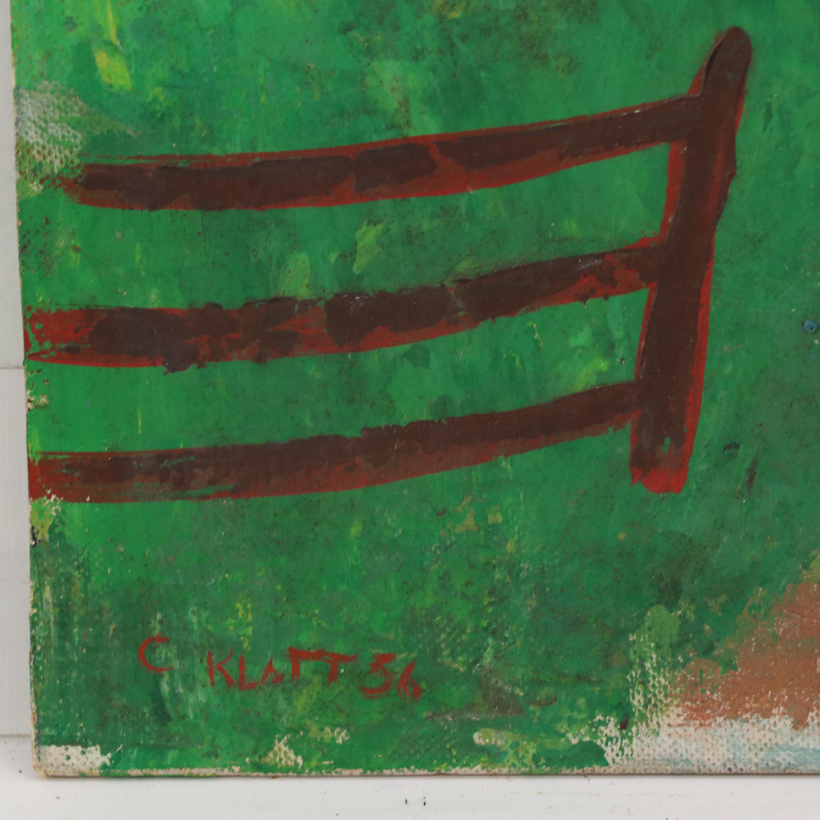 C. Klatt Oil Painting "Winding Road," 1956 | EBTH