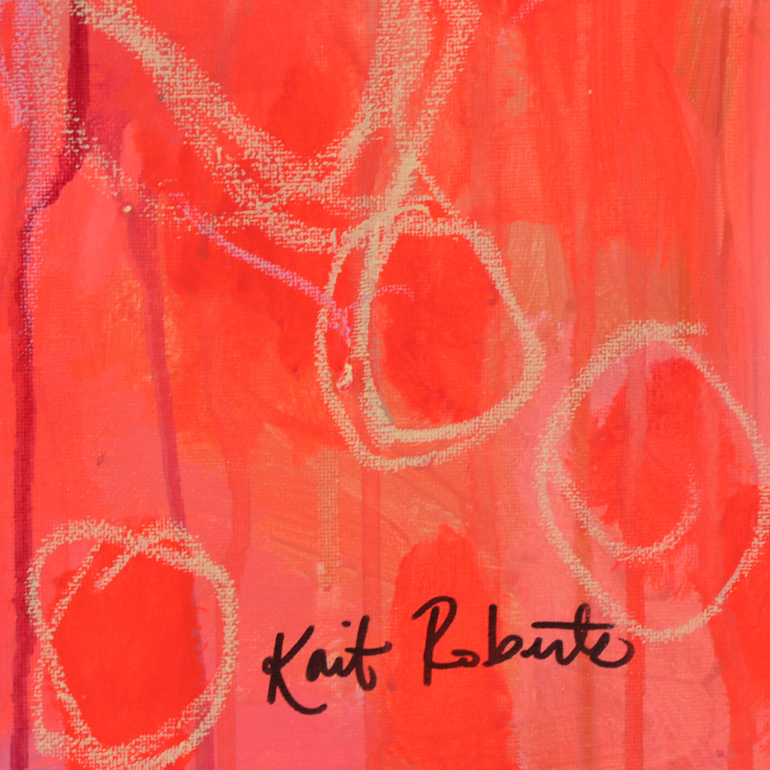 Kait Roberts Floral Still Life Acrylic Painting "Be Bright," 2022 | EBTH