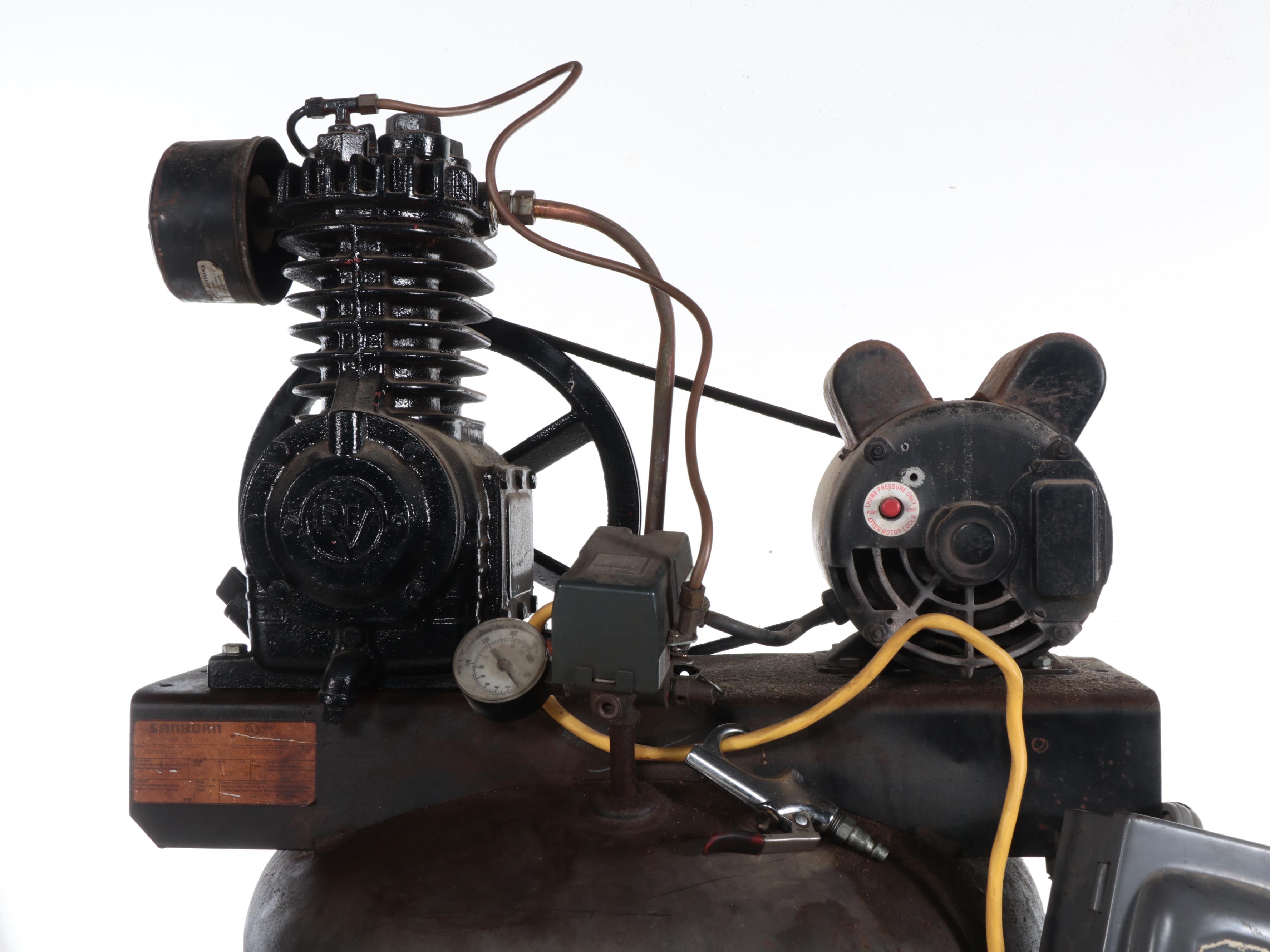 Sanborn Black Max Air Compressor, Central Machinery Router & Table ...