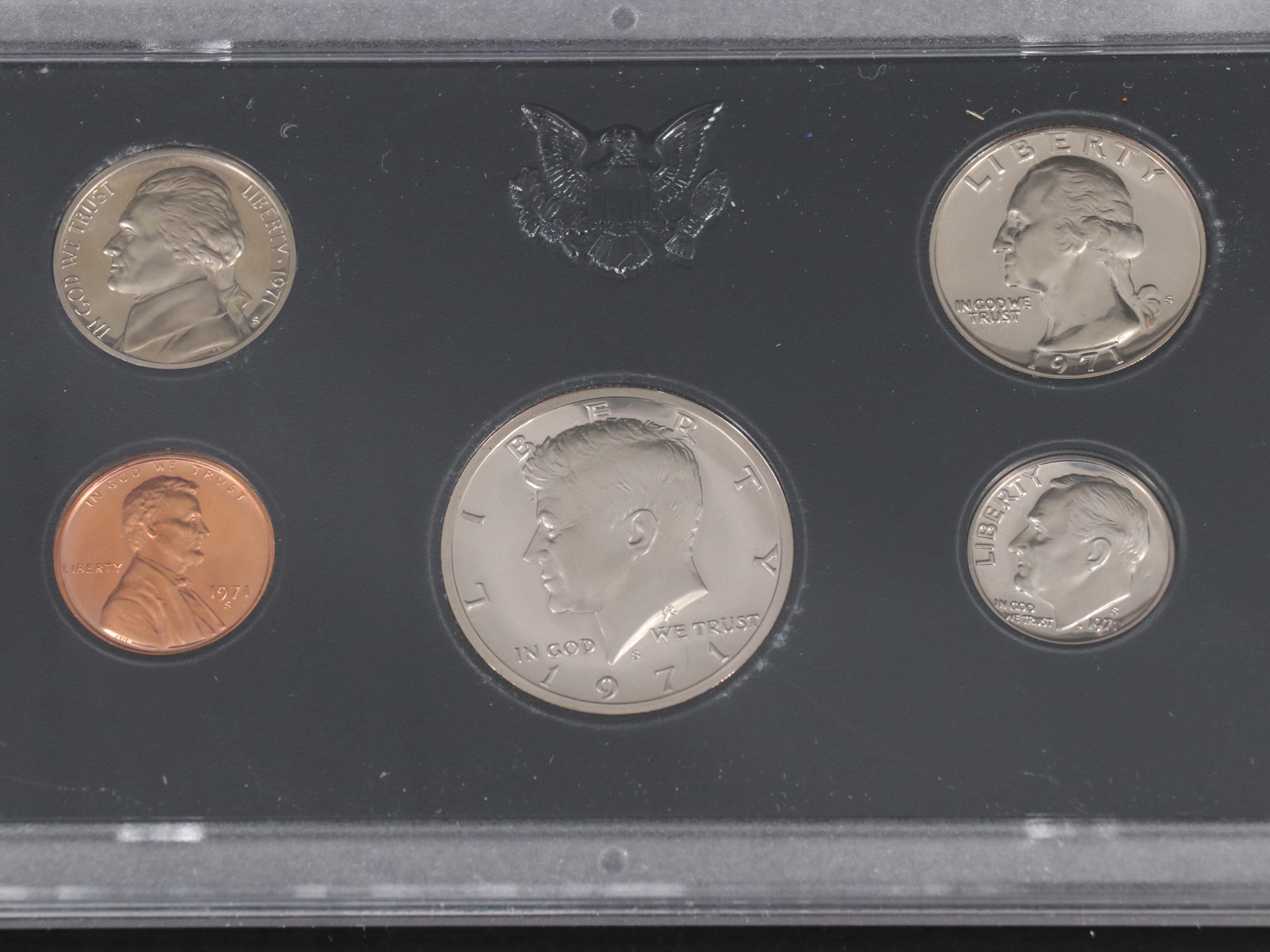 Twenty United States Modern Proof Sets From the 1960s, 1970s, and 1980s ...