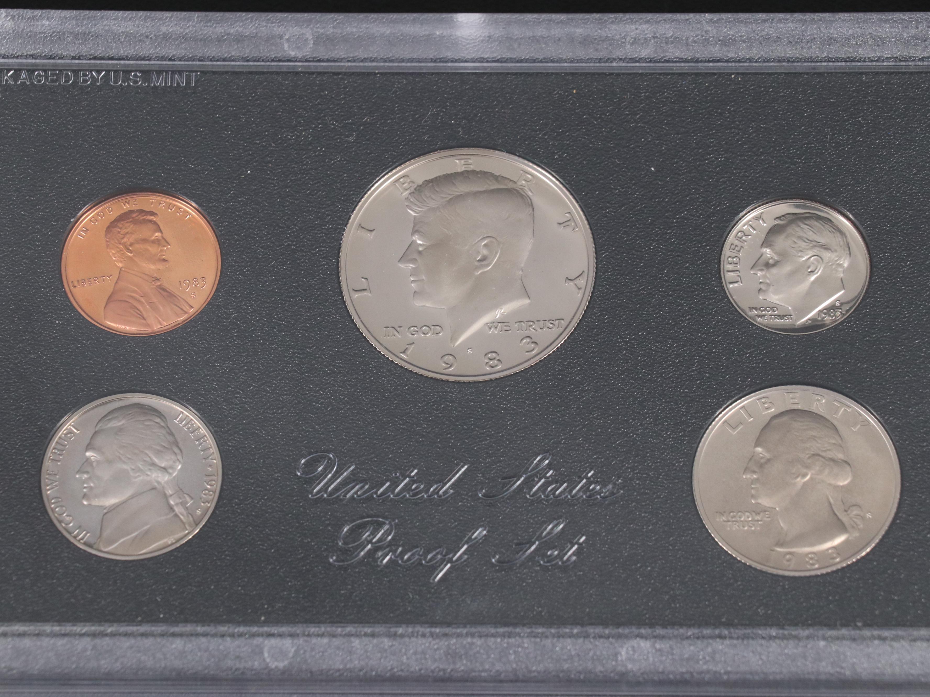 Twenty United States Modern Proof Sets From the 1960s, 1970s, and 1980s ...