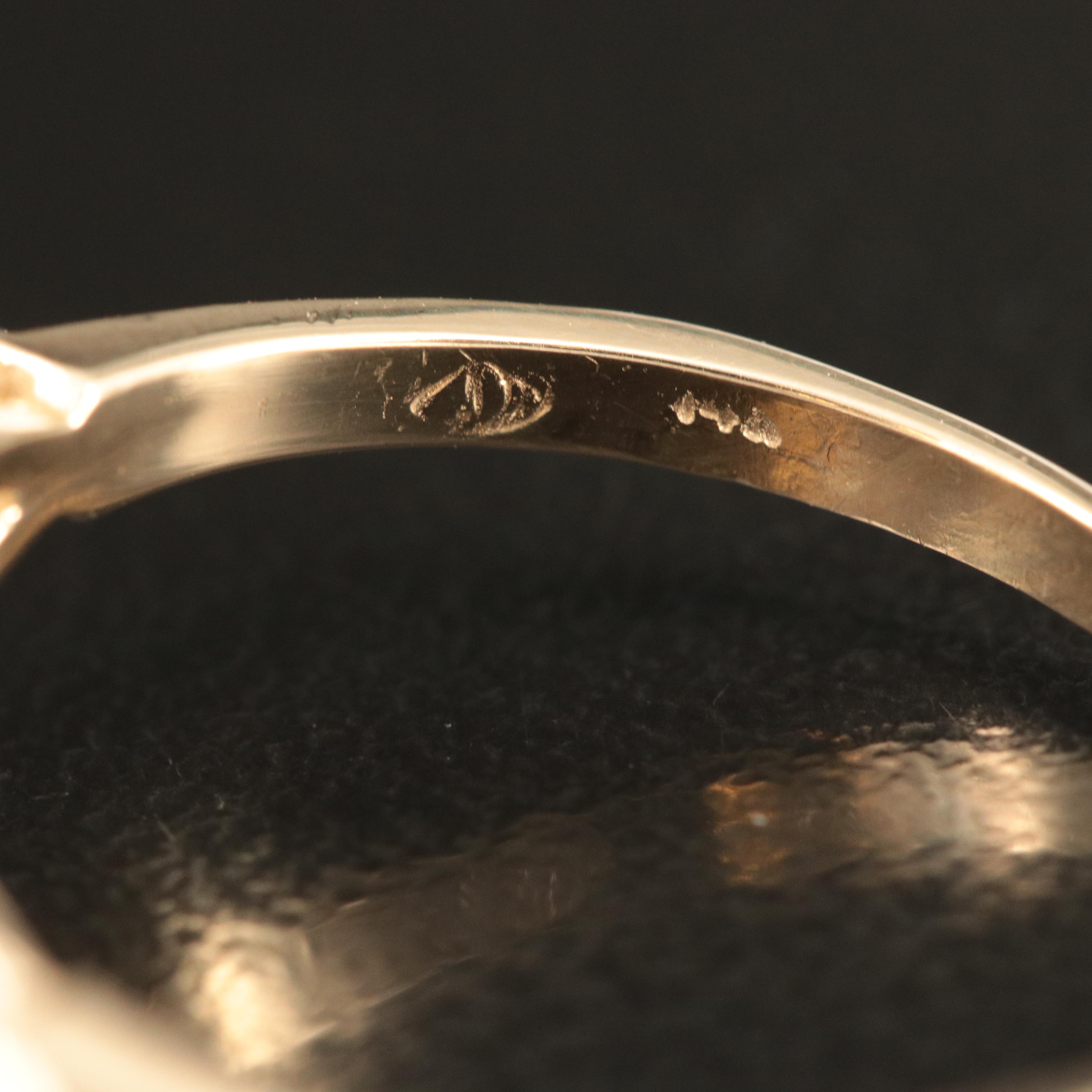 14K Golden Beryl and Goshenite Ring | EBTH