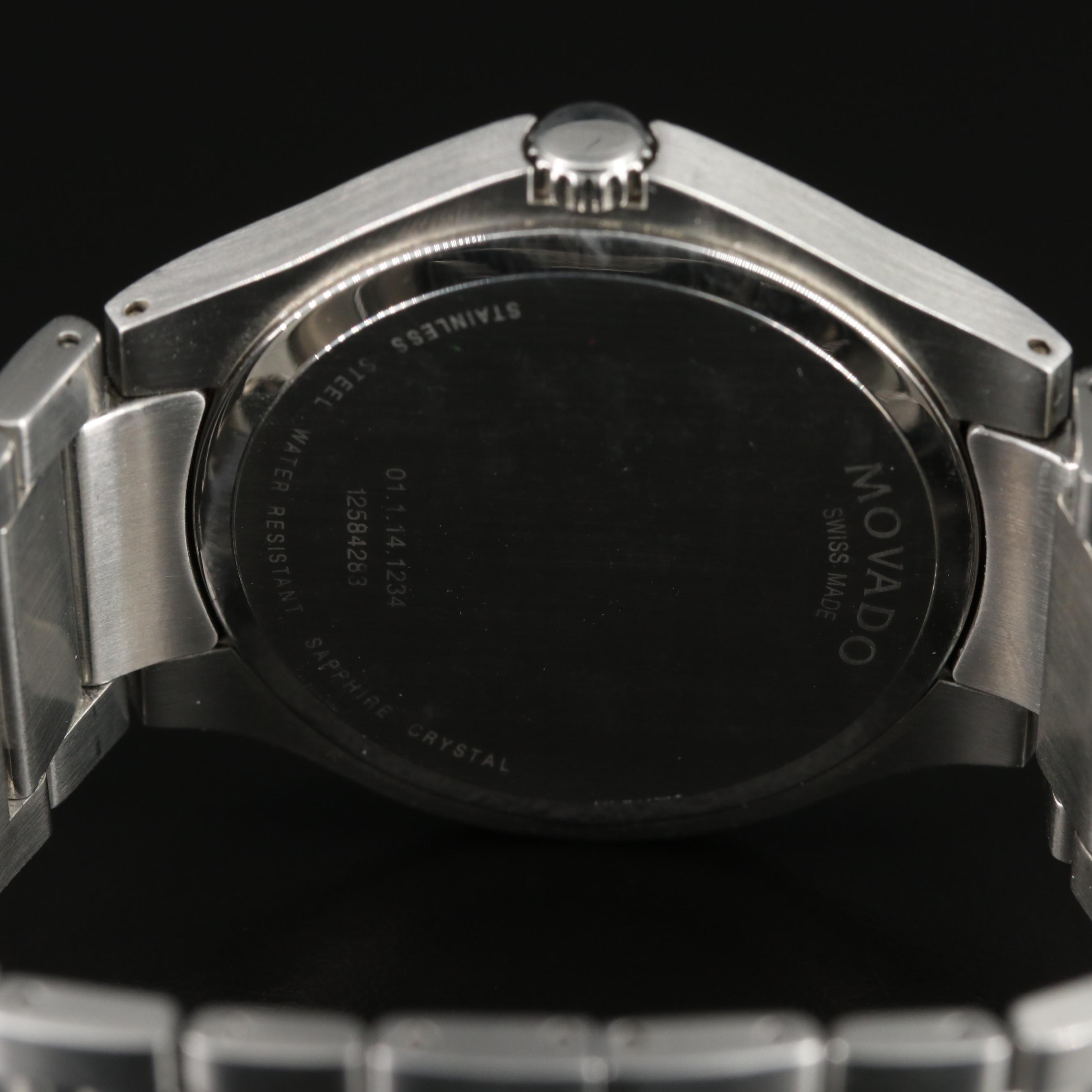 Movado Museum Stainless Steel Quartz Wristwatch | EBTH