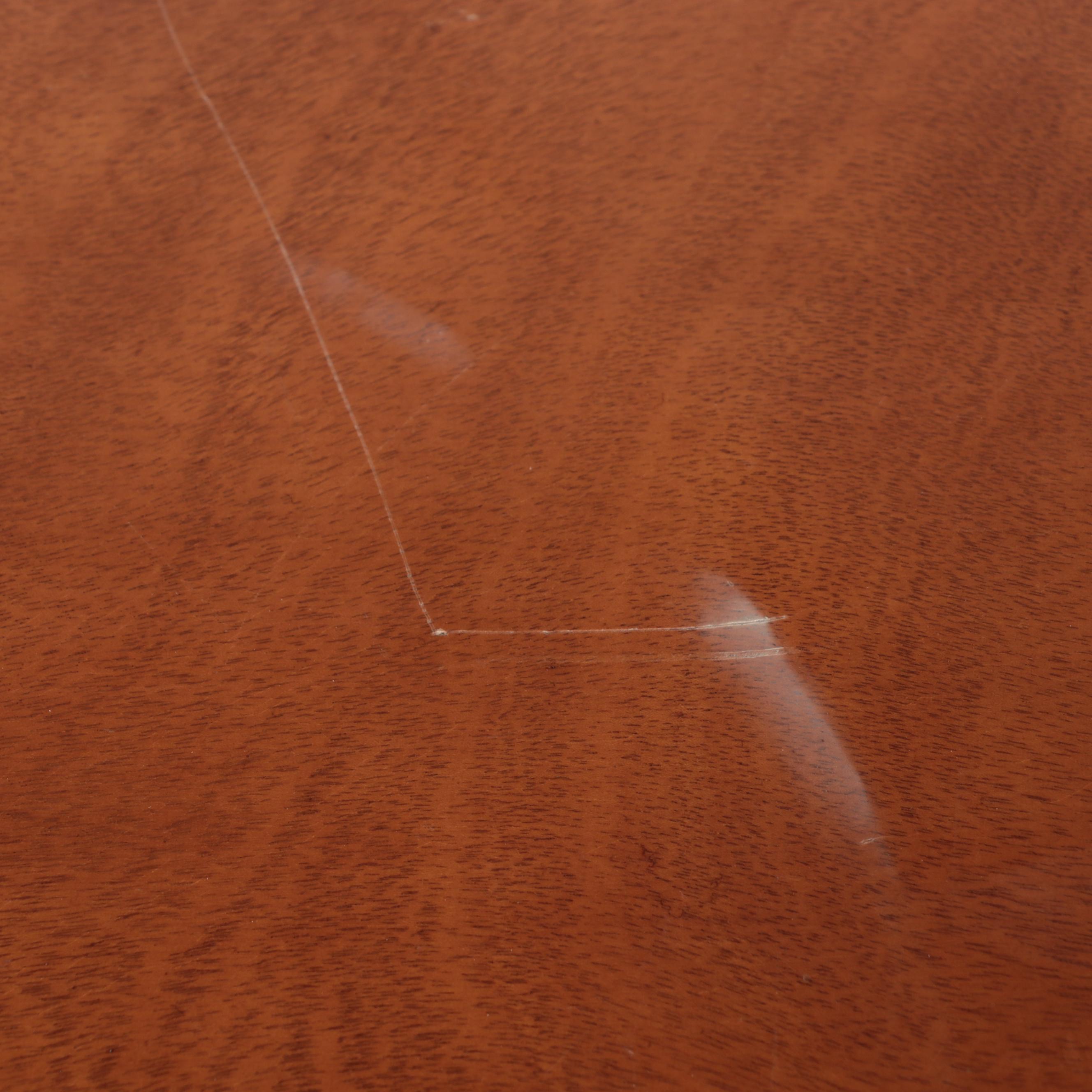 Dunbar English Regency Style Mahogany Breakfast Table with Metal ...