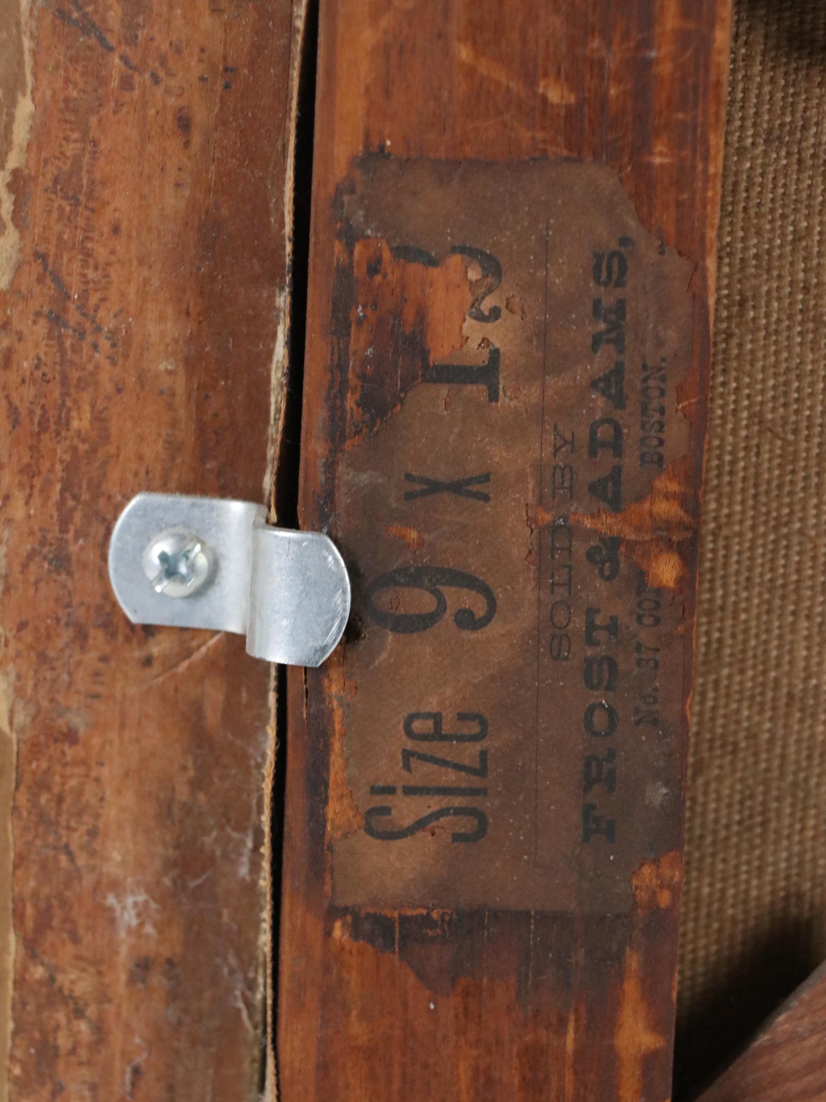 A. M. Needham Still Life WIth Roses Oil Painting, Late 19th Century | EBTH