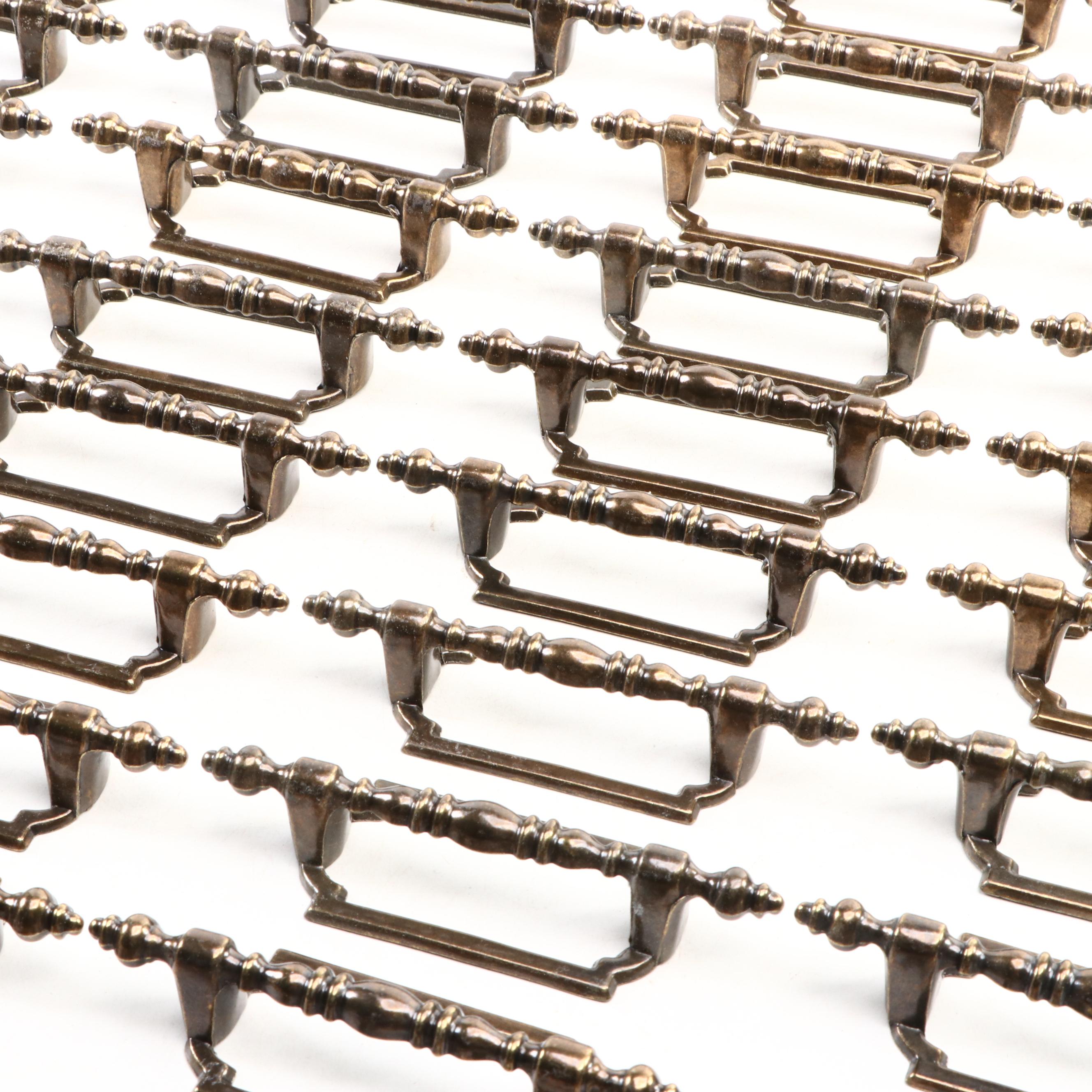 Chippendale Style Patinated Bronzed Metal Drawer Handles | Everything ...