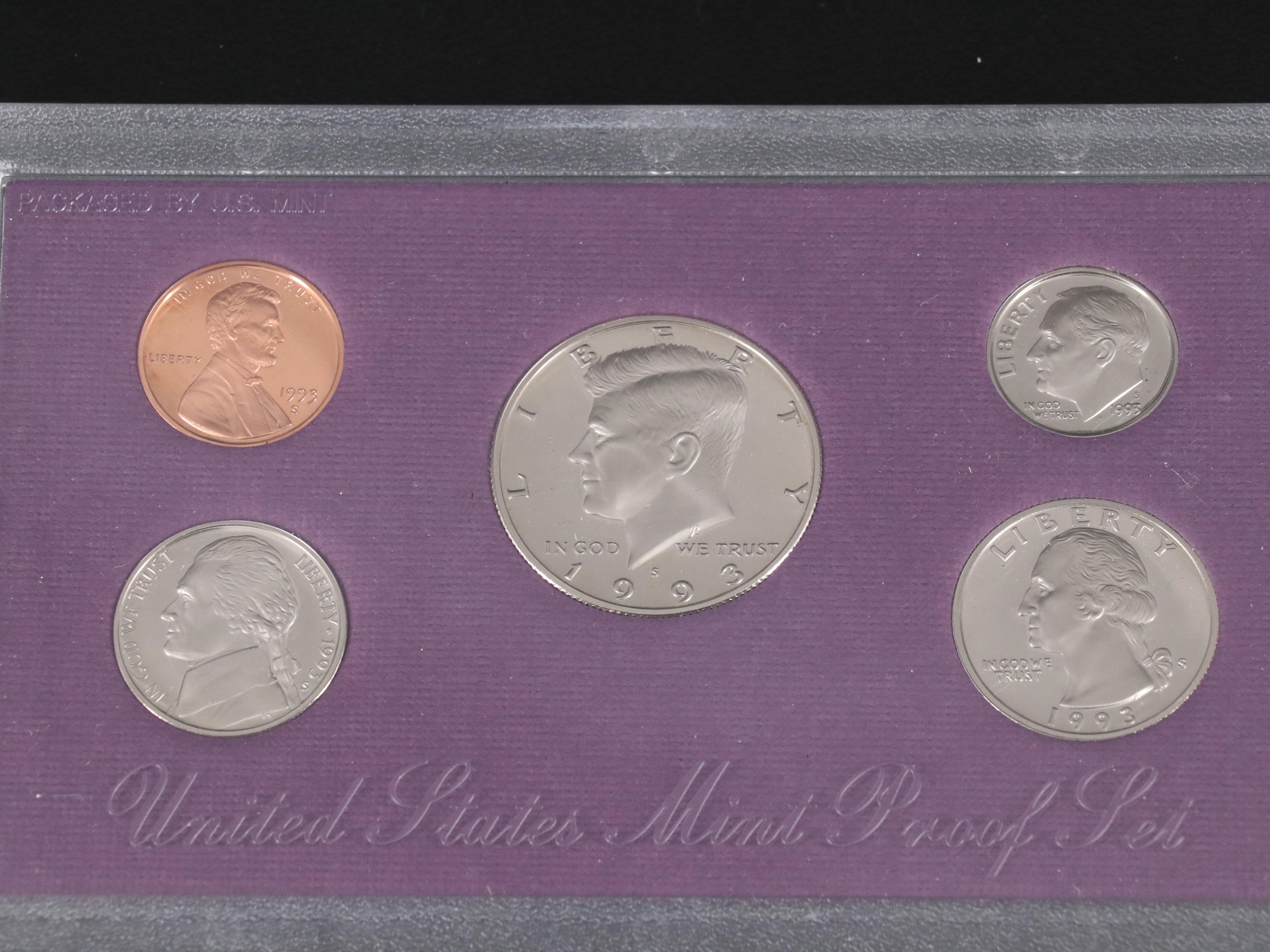 Group of Twenty Different Modern United States Proof Sets 1979-1998 ...