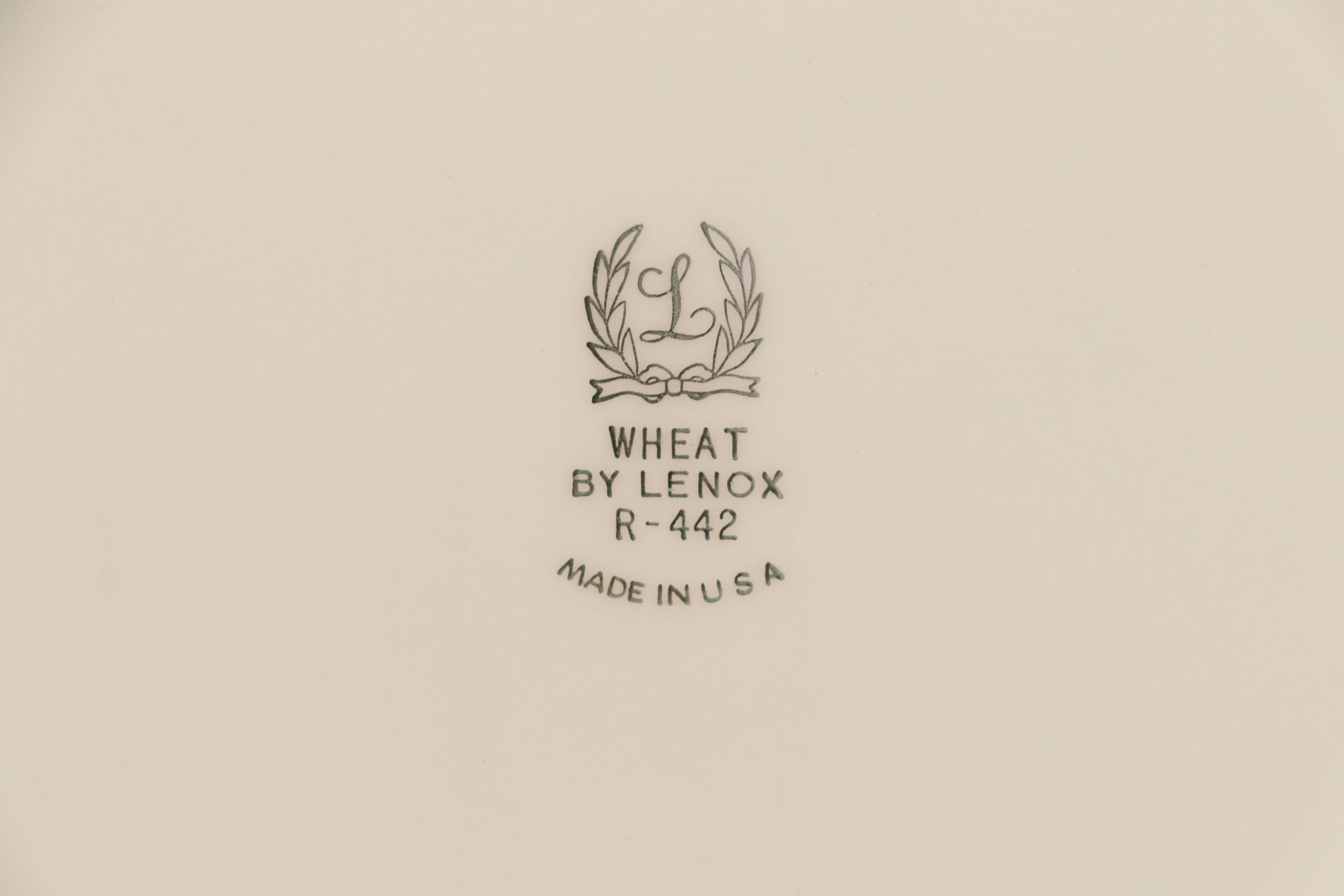 Lenox "Wheat" Porcelain Dinnerware, 1940-1982 | EBTH