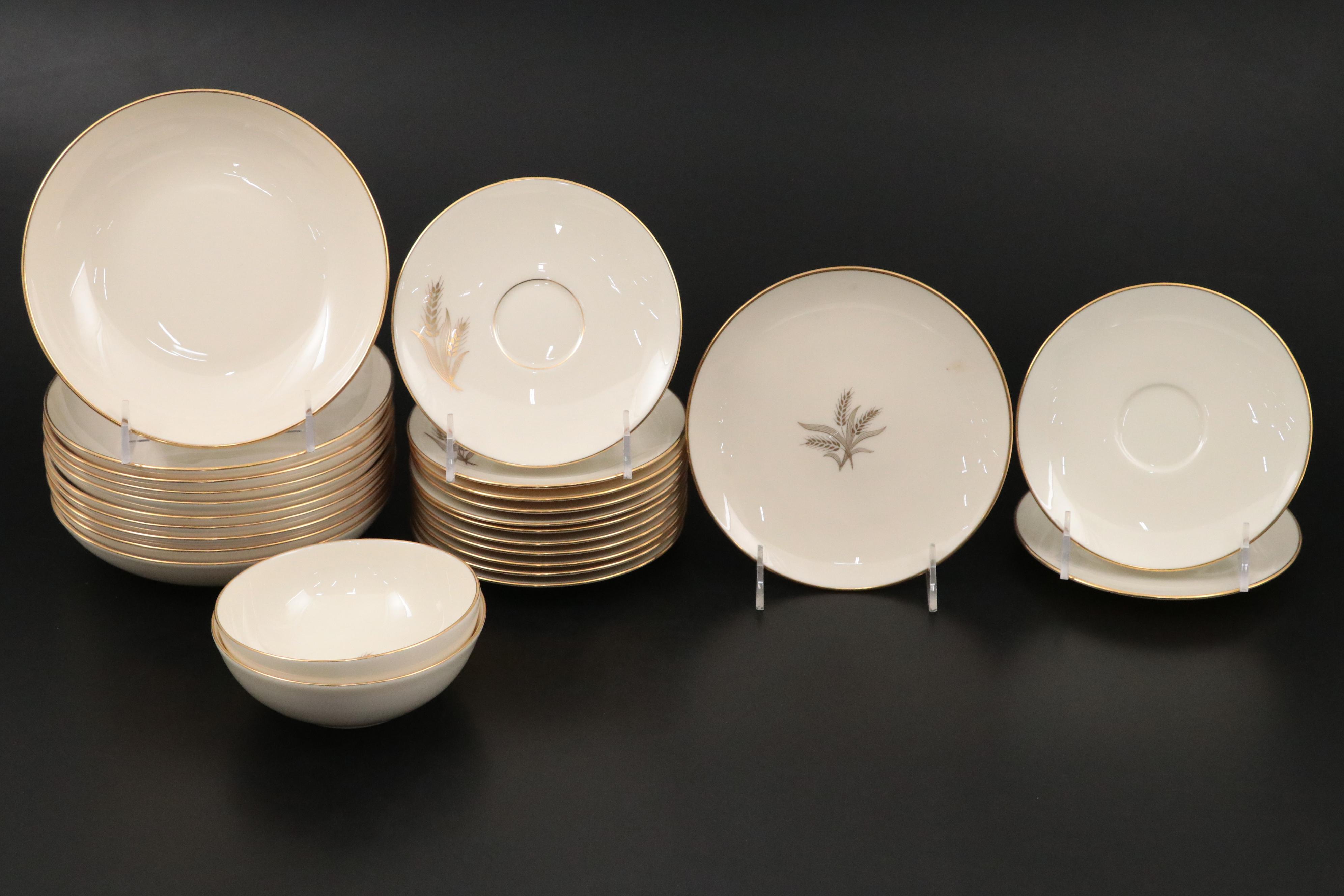 Lenox "Wheat" Porcelain Dinnerware, 1940-1982 | EBTH