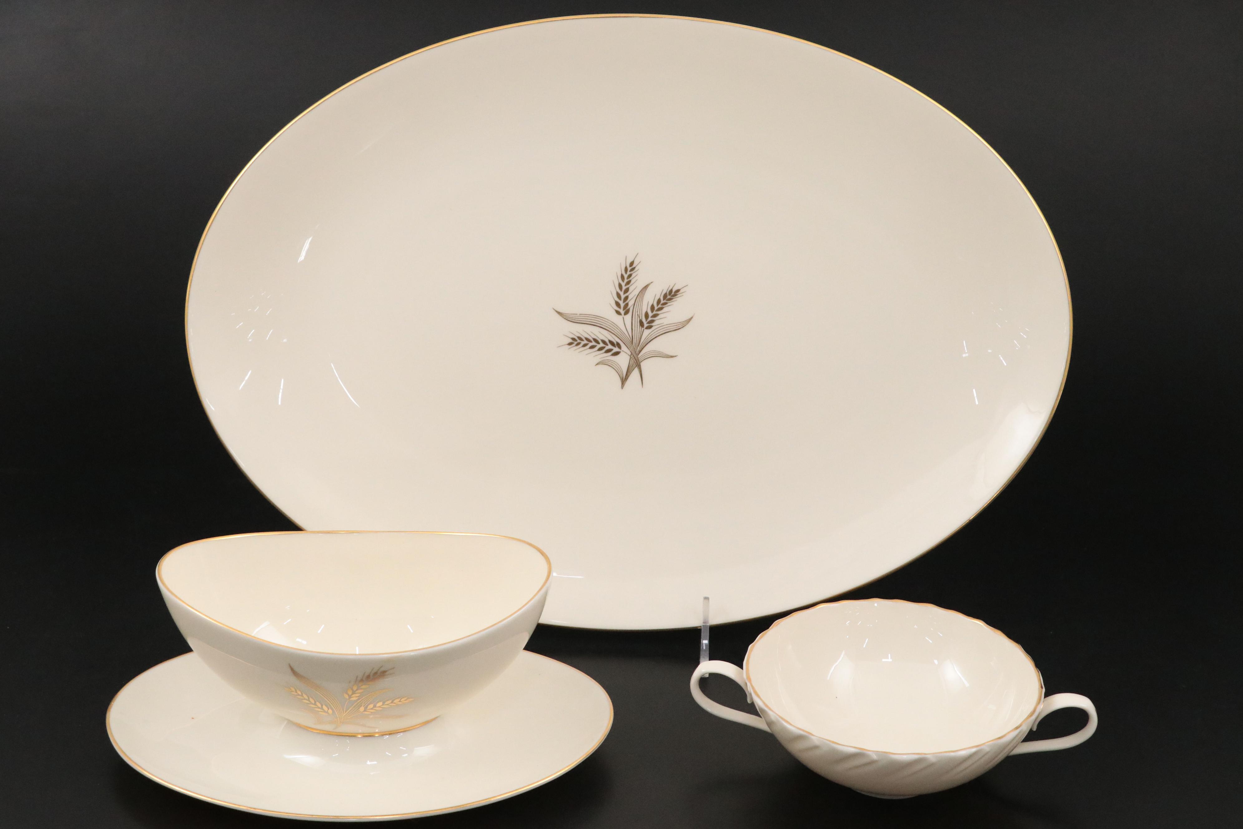 Lenox "Wheat" Porcelain Dinnerware, 1940-1982 | EBTH