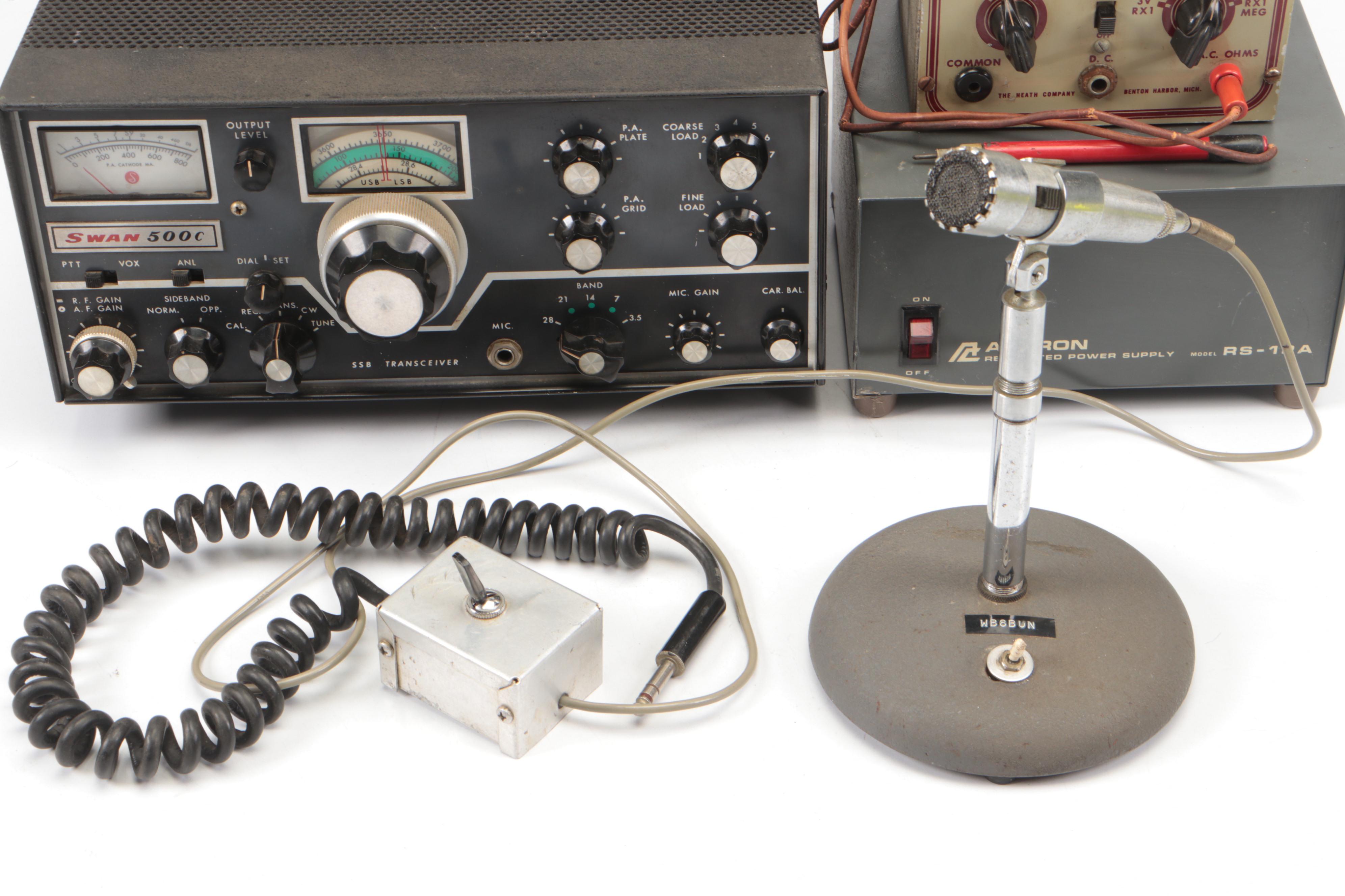 Swan 500C Radio Transceiver, Sencore RC142 Tube Checker, and More | EBTH