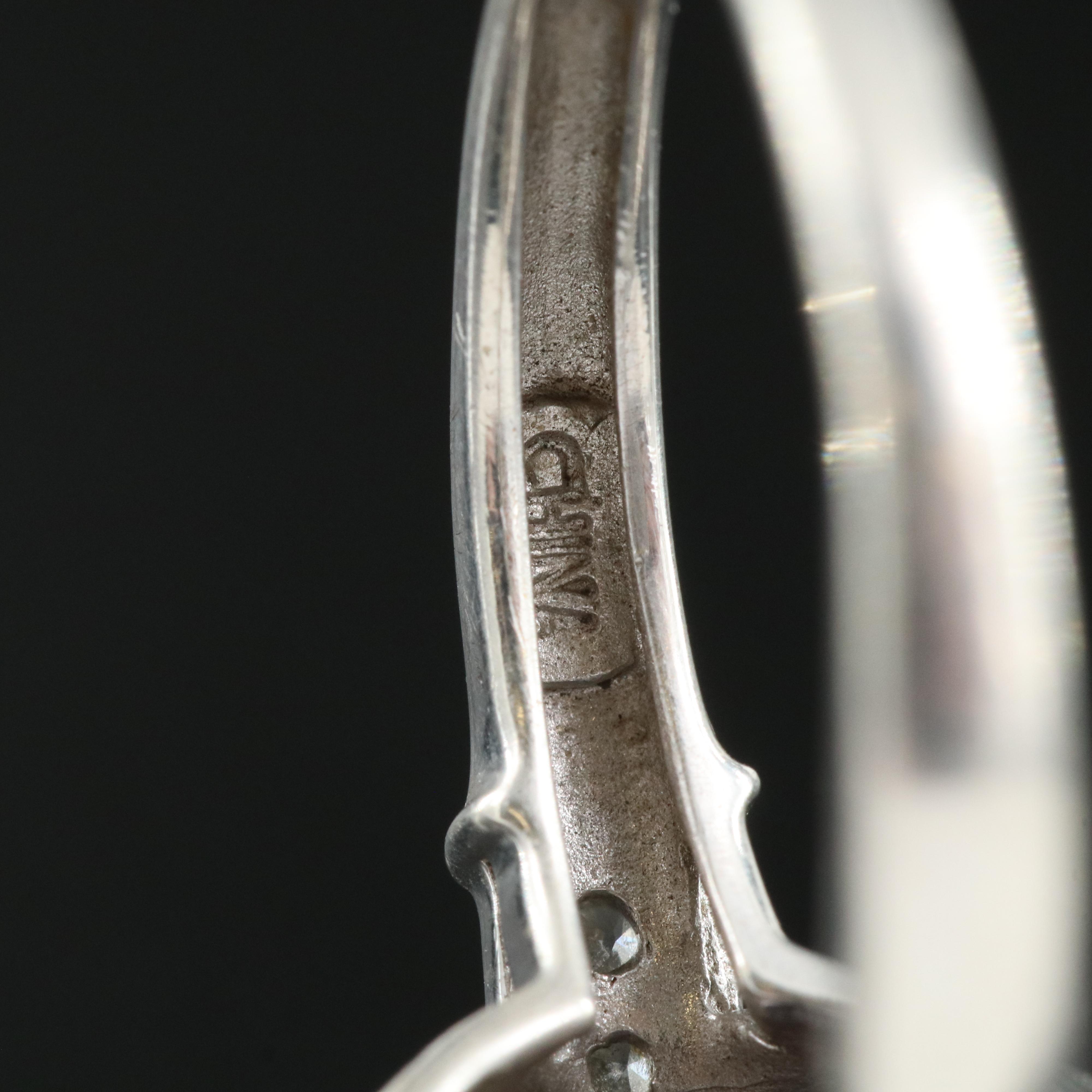 Sterling Color-Change Sapphire and CZ Ring | EBTH