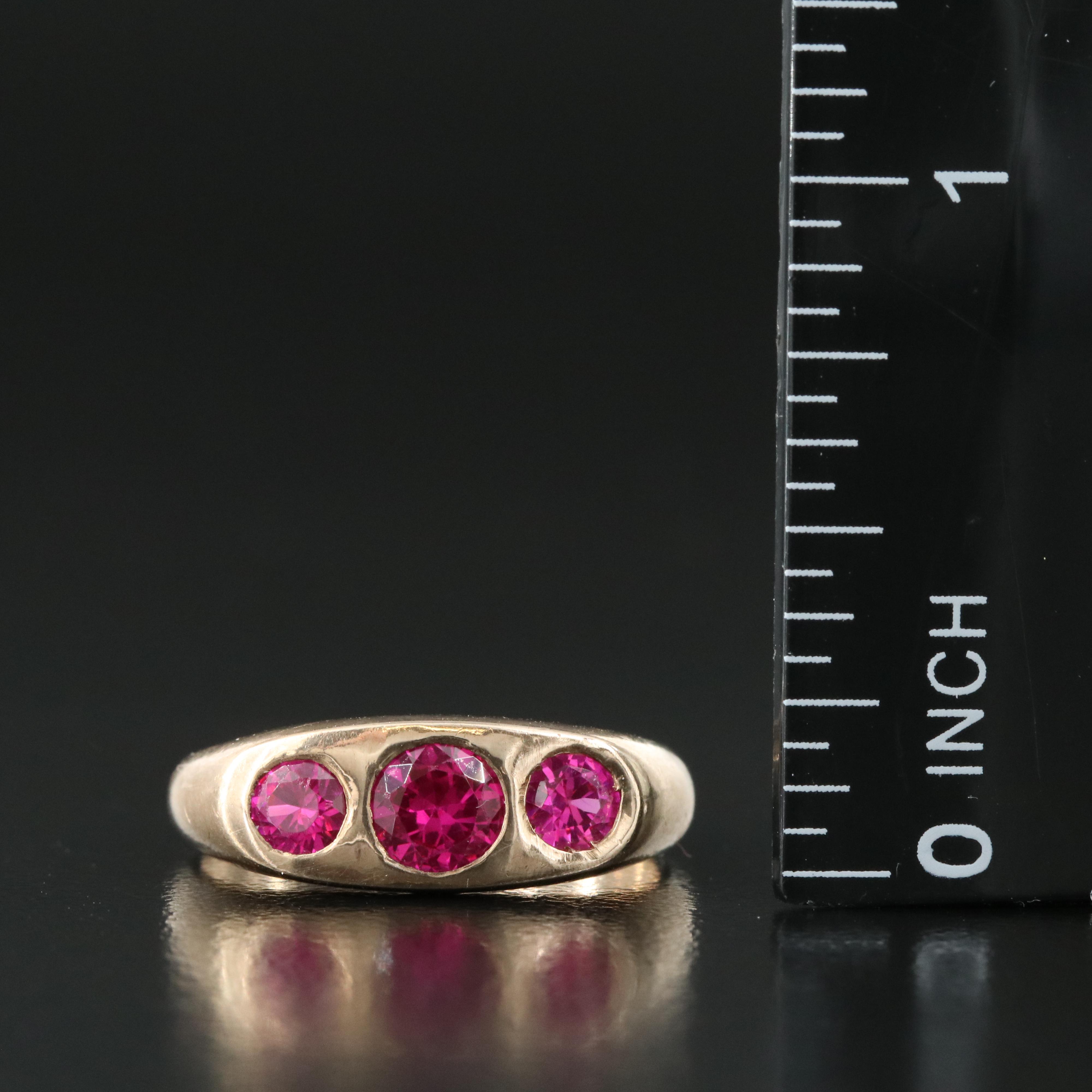 Antique 10K Ruby Ring | EBTH
