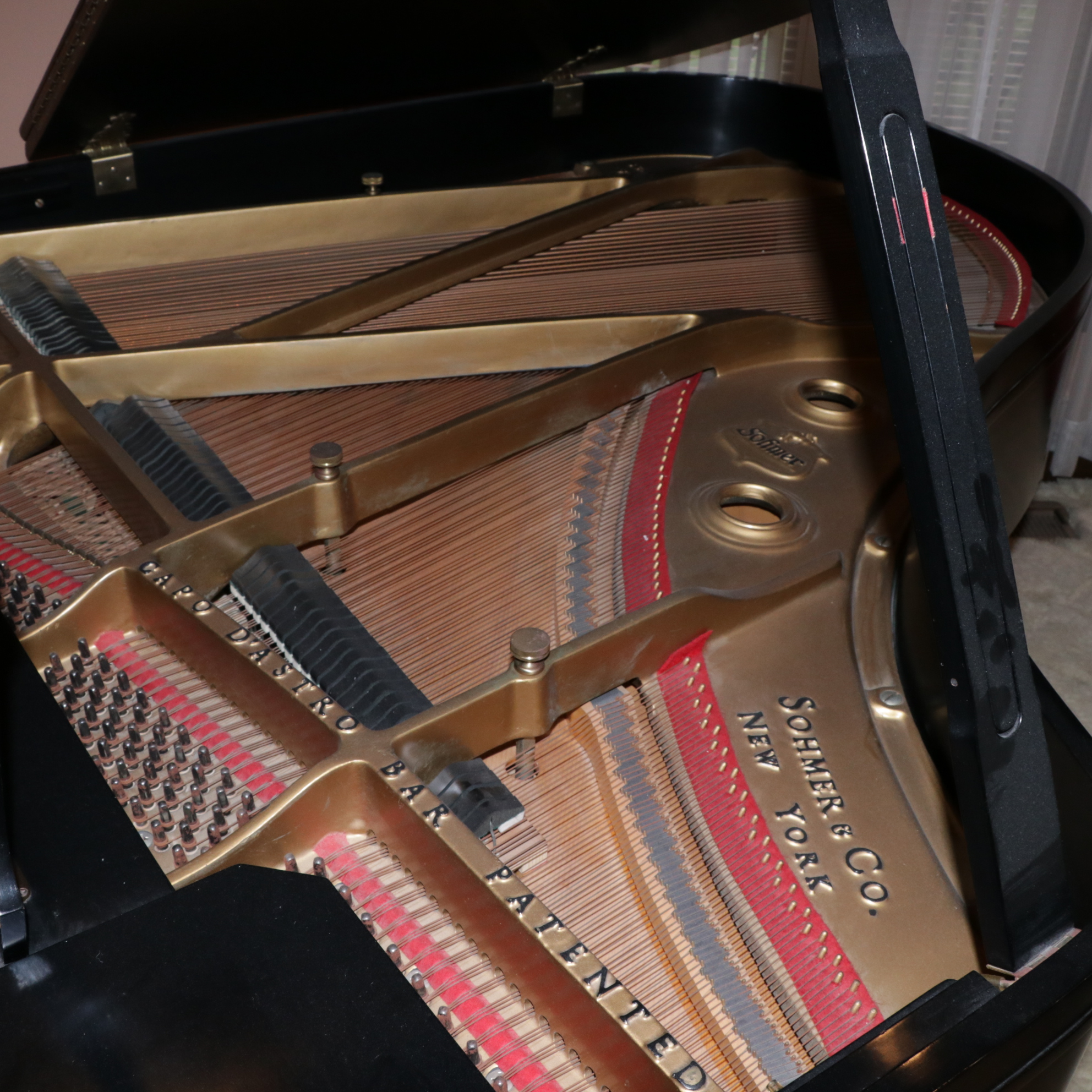 Sohmer & Co. Model 57 Black Grand Piano, Late 20th Century | EBTH