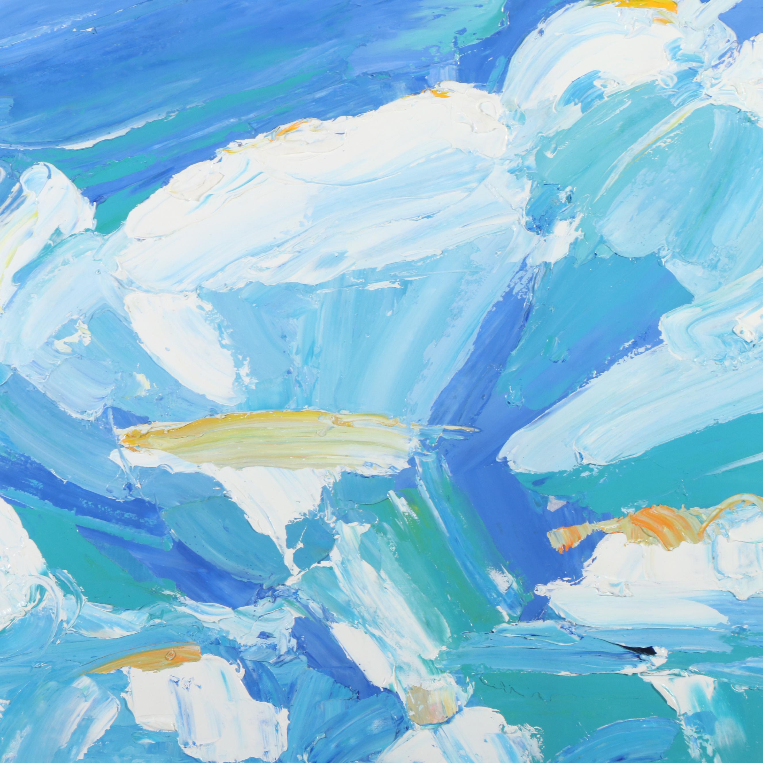 Ping Abstract Acrylic Painting, 21st Century | EBTH