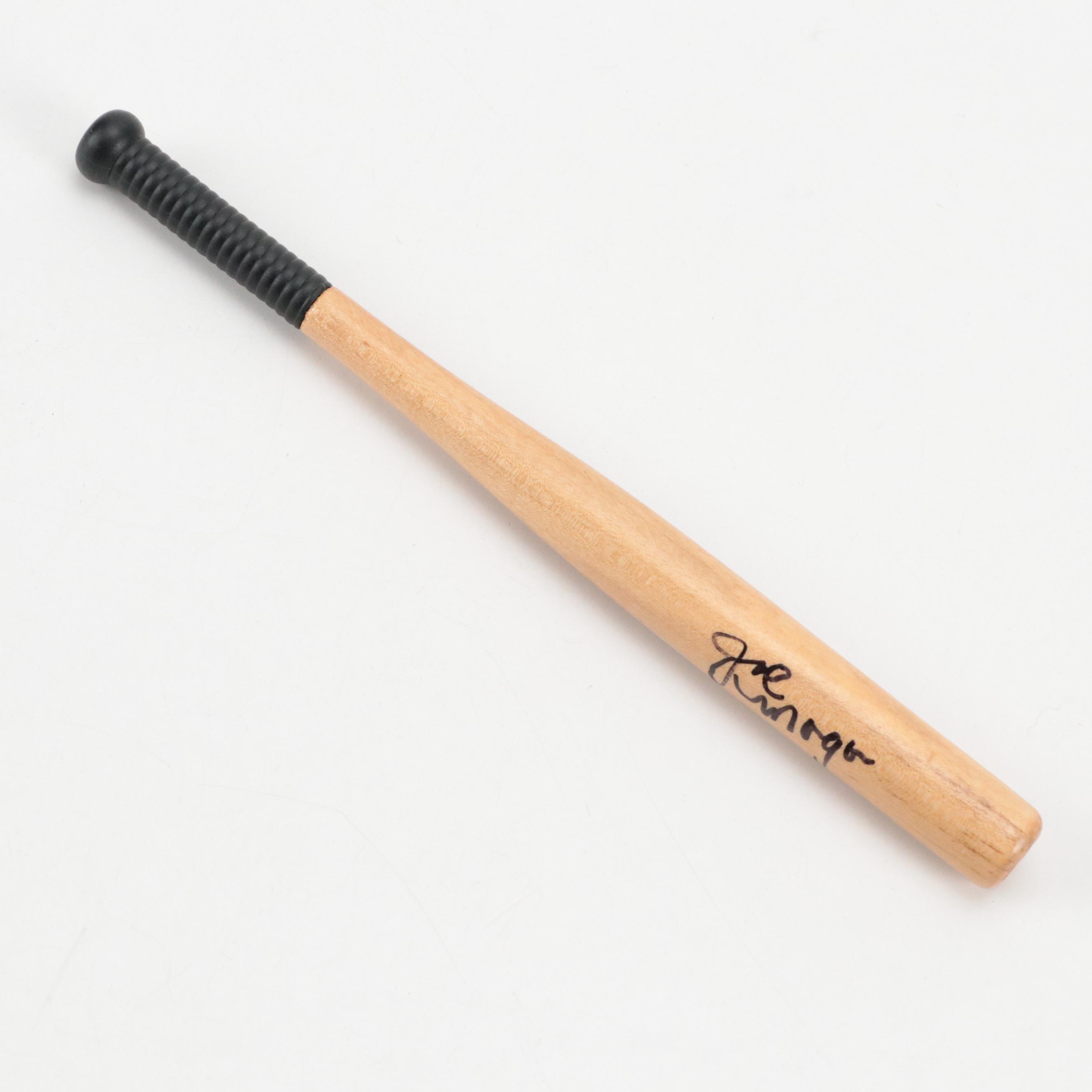 Johnny Bench Signed Replica Gold Glove Award and Joe Morgan Signed Mini ...