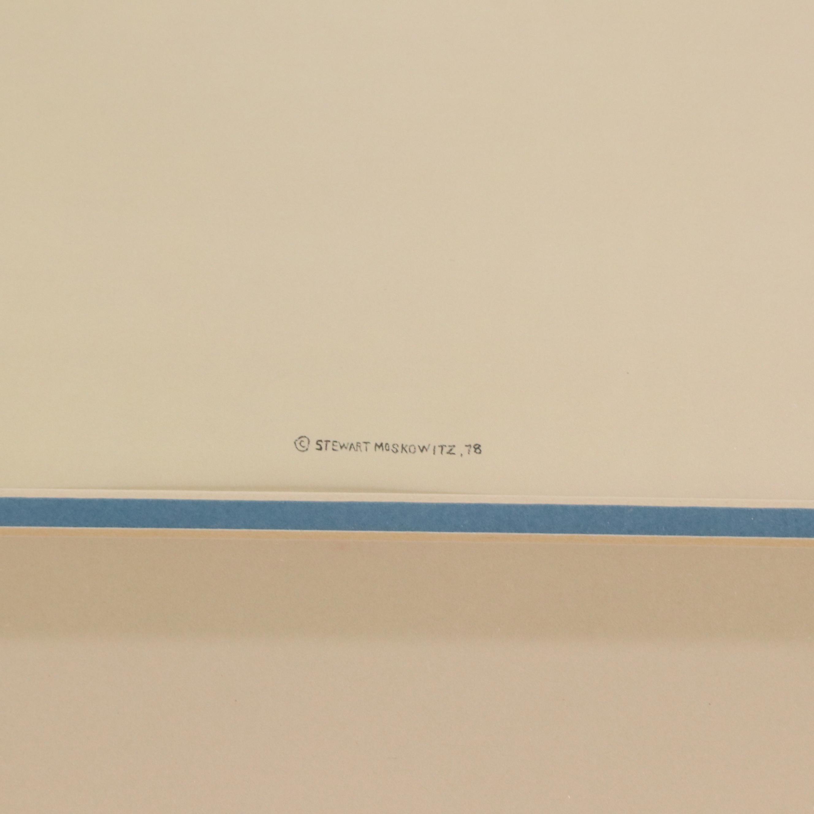 Stewart Moskowitz Offset Lithograph "Flutterby People," 1978 | EBTH