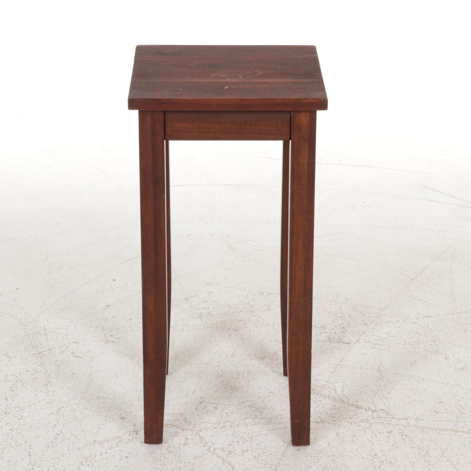 Contemporary Hardwood Stand | EBTH