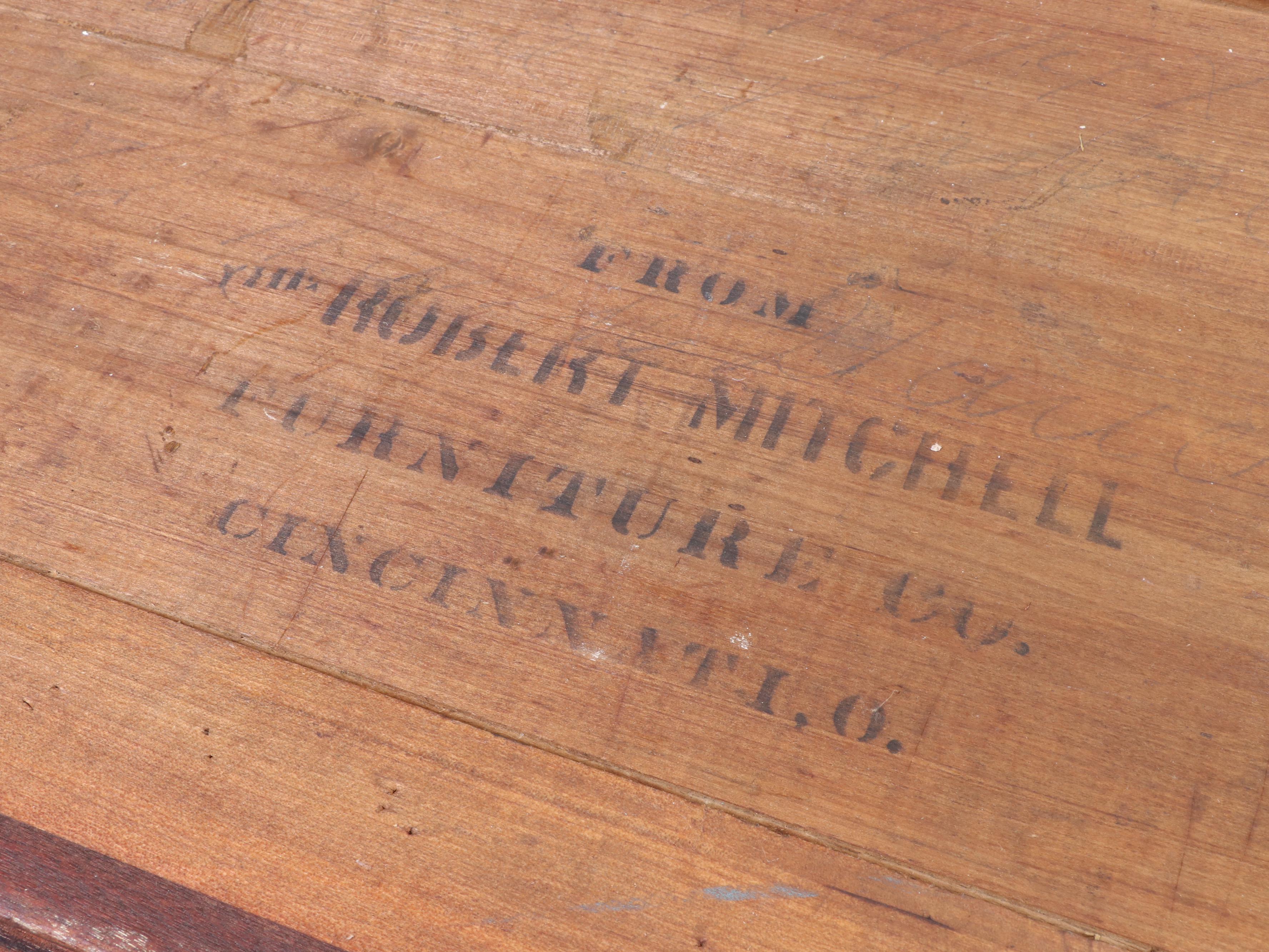 Robert Mitchell Furniture Victorian Walnut, Burl Walnut, & Marble Top ...