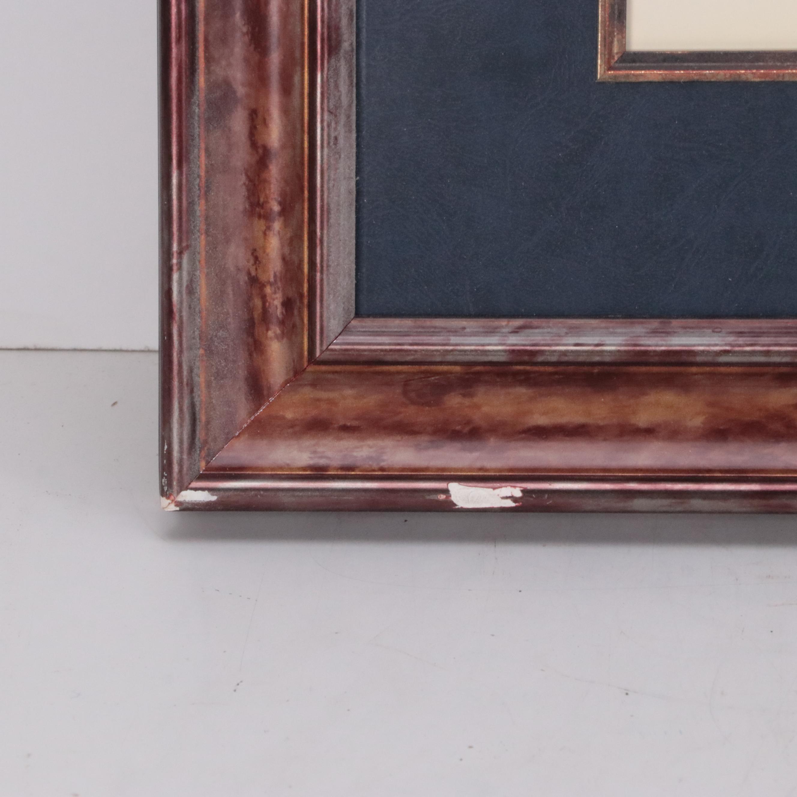 Michael Blaser Offset Lithograph "City of Bettendorf on the Mississippi ...