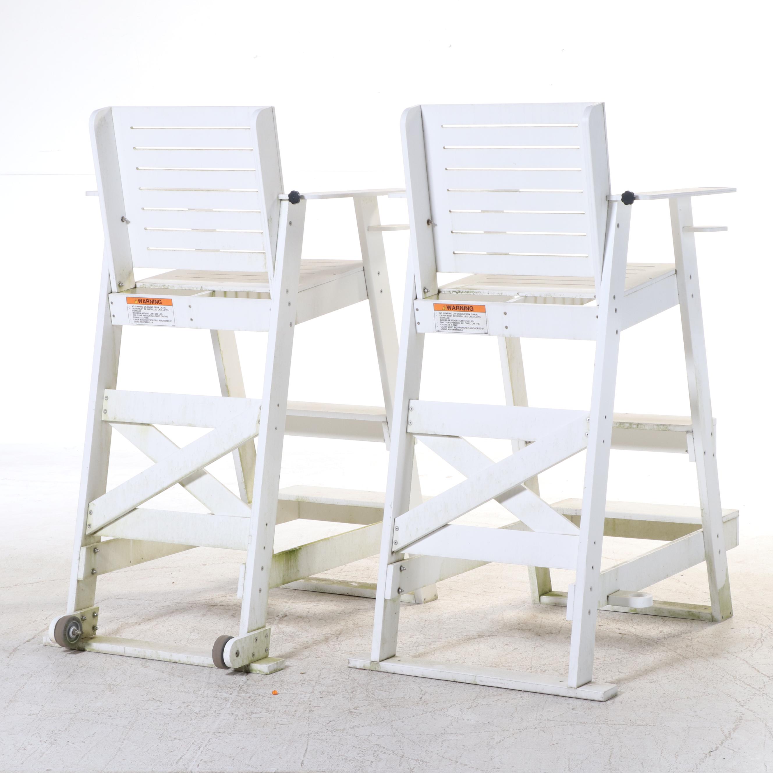 SR Smith White Plastic Lifeguard Chairs | EBTH