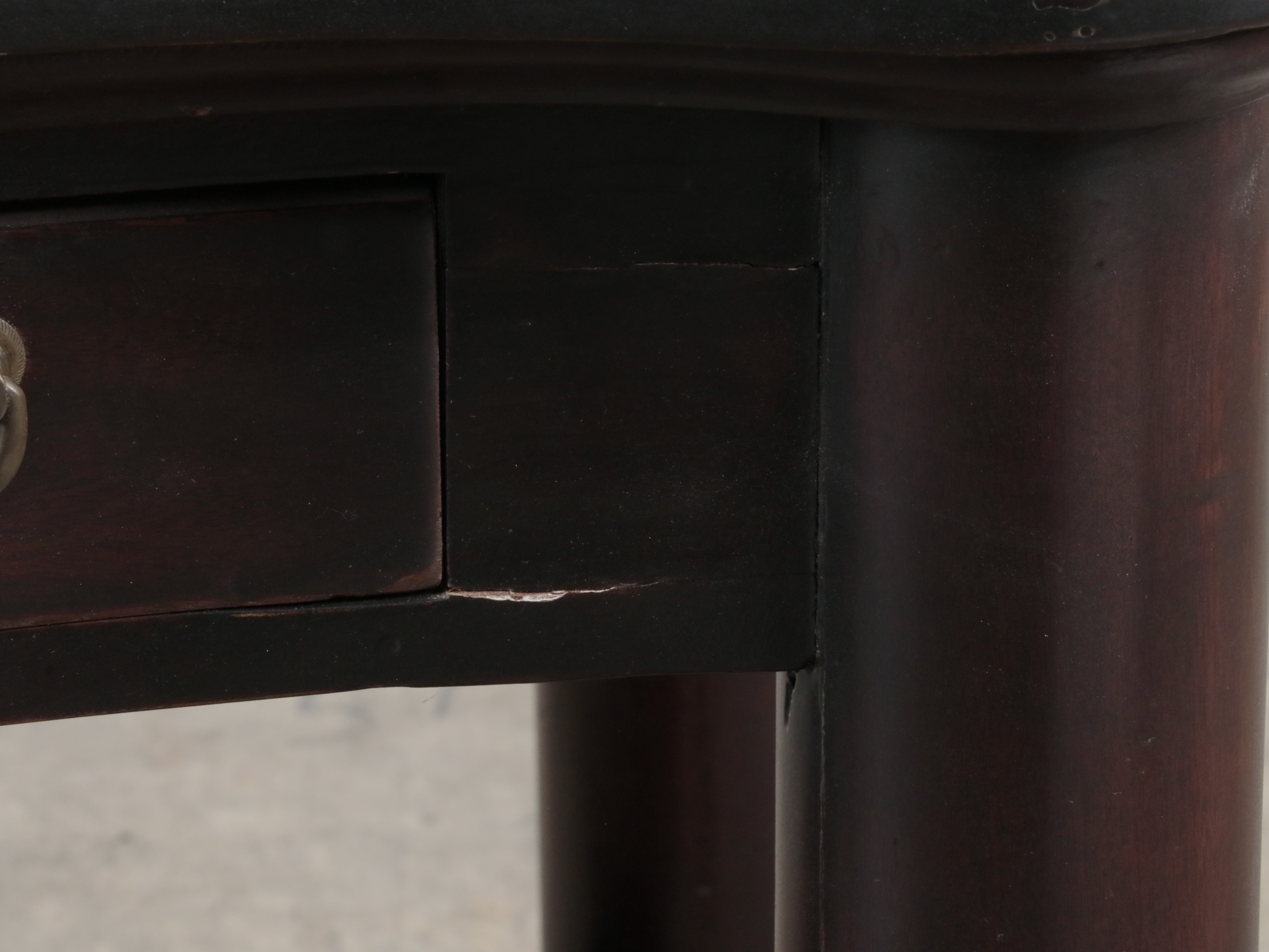 Victorian Empire Revival Mahogany Library Table | EBTH