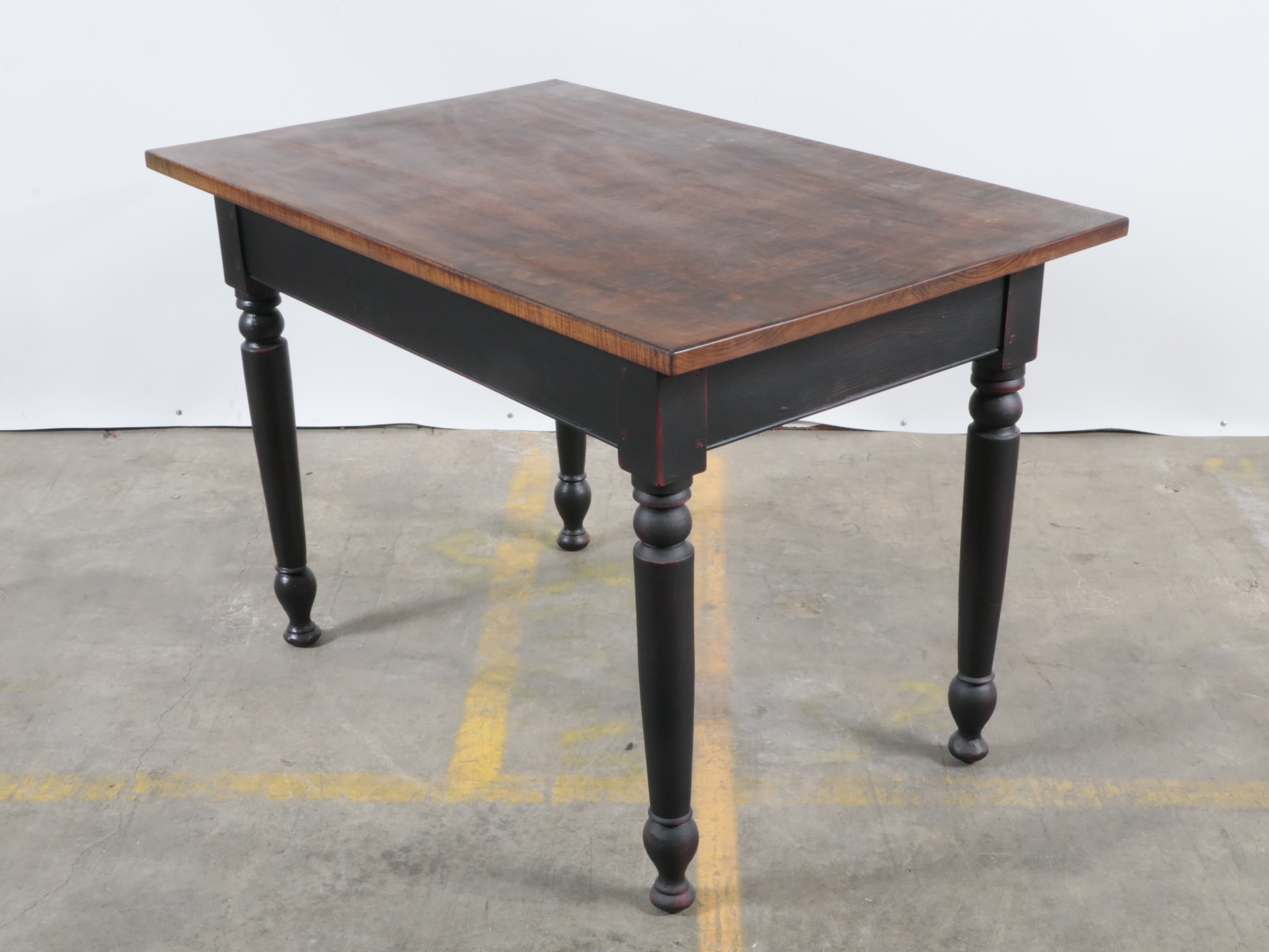 Victorian Maple and Ebonized Table, Late 19th Century | Everything But ...