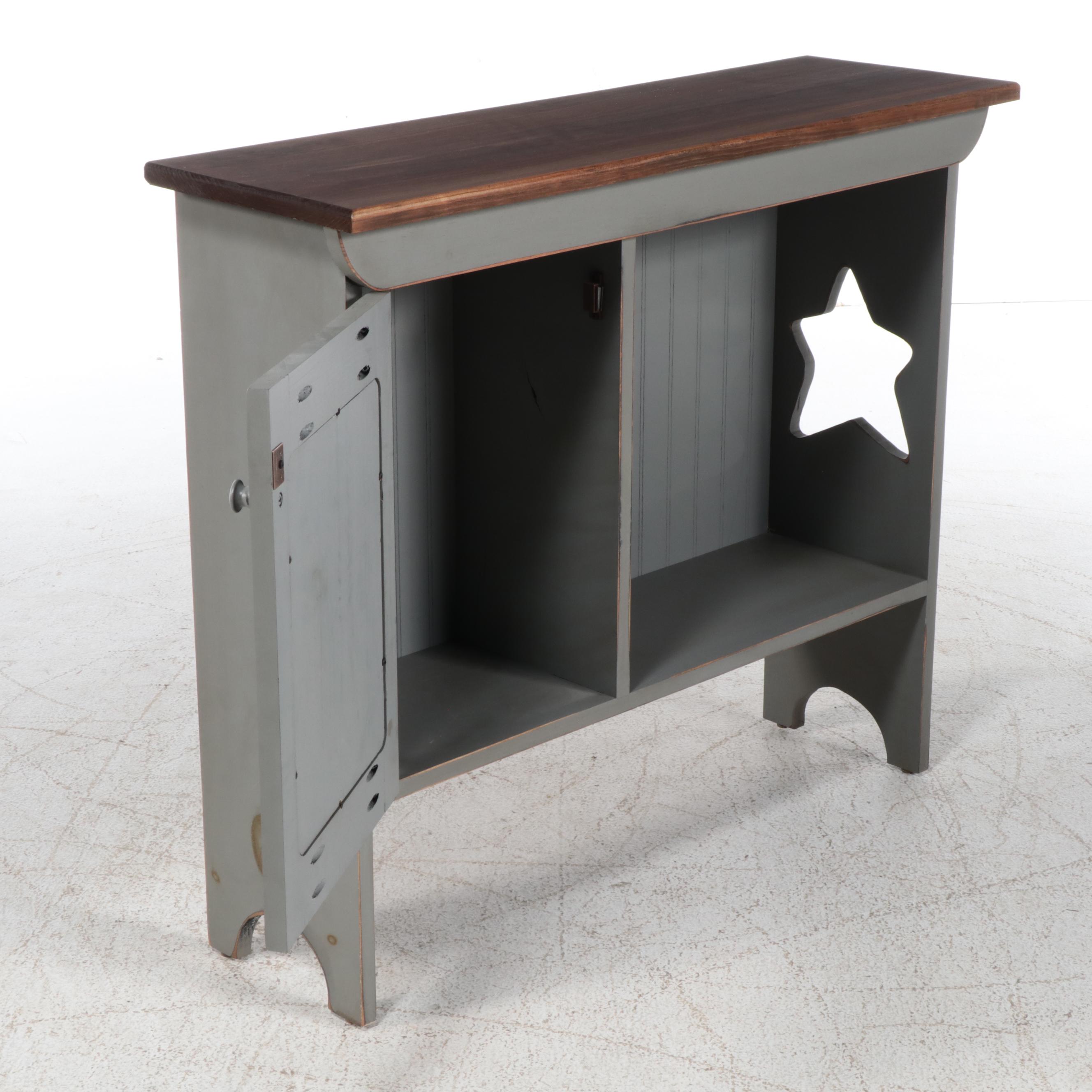 Country Style Painted Pine Console Table | EBTH