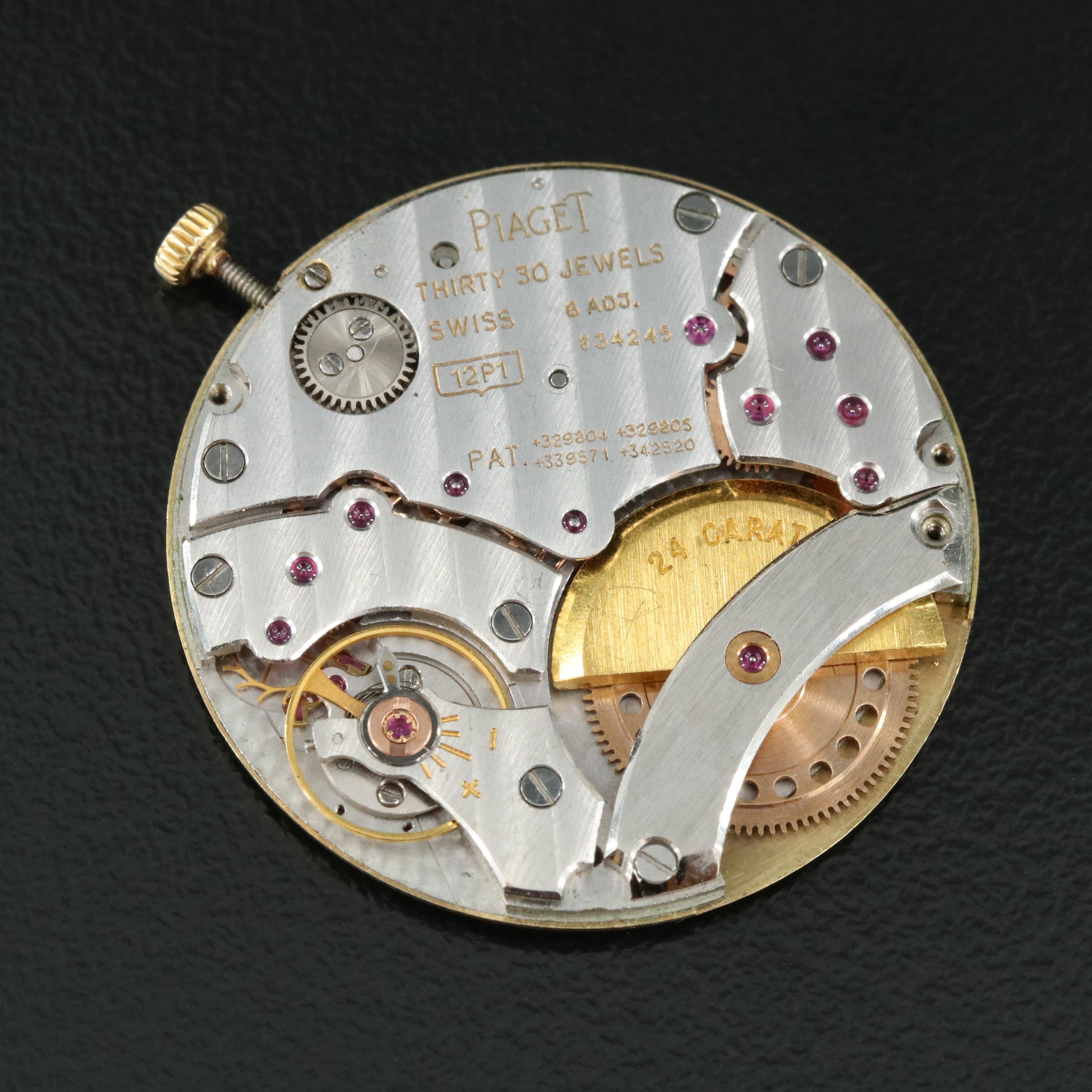 Piaget Caliber 12PI 24K Gold Micro Rotor Automatic Movement | EBTH
