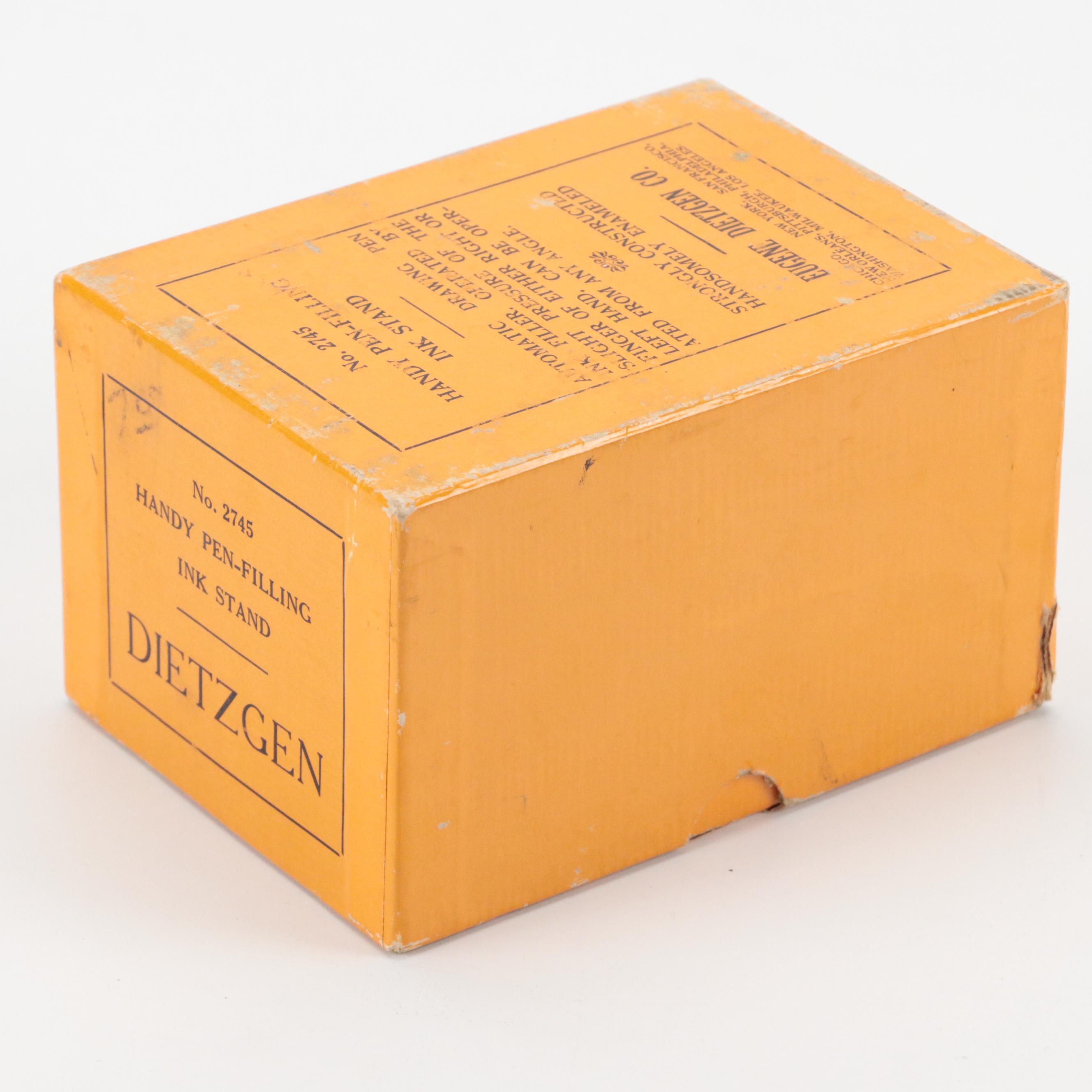 Eugene Drietzgen Co. Metal Pen-Filling Ink Stand | EBTH