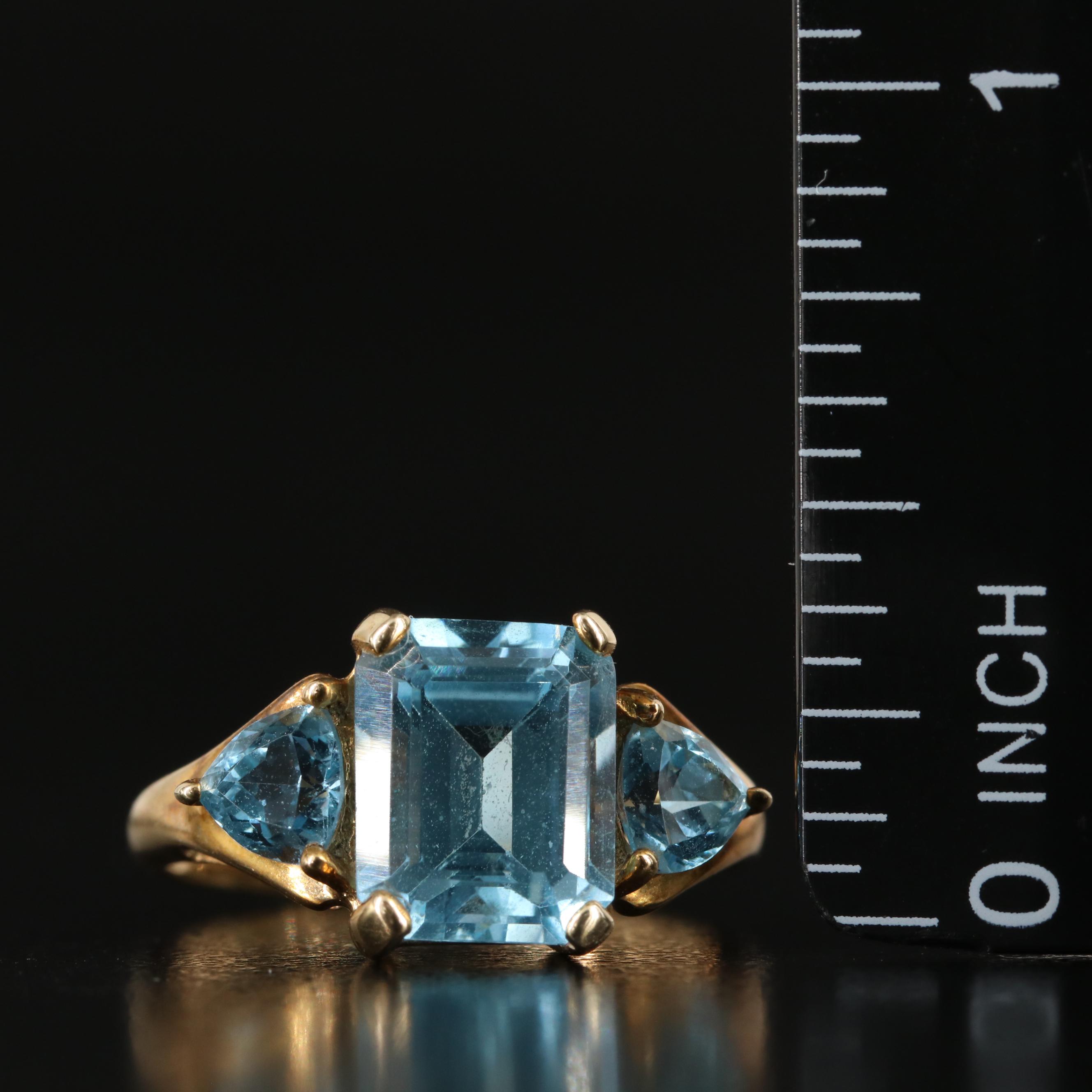 10K Sky Blue Topaz Ring | EBTH