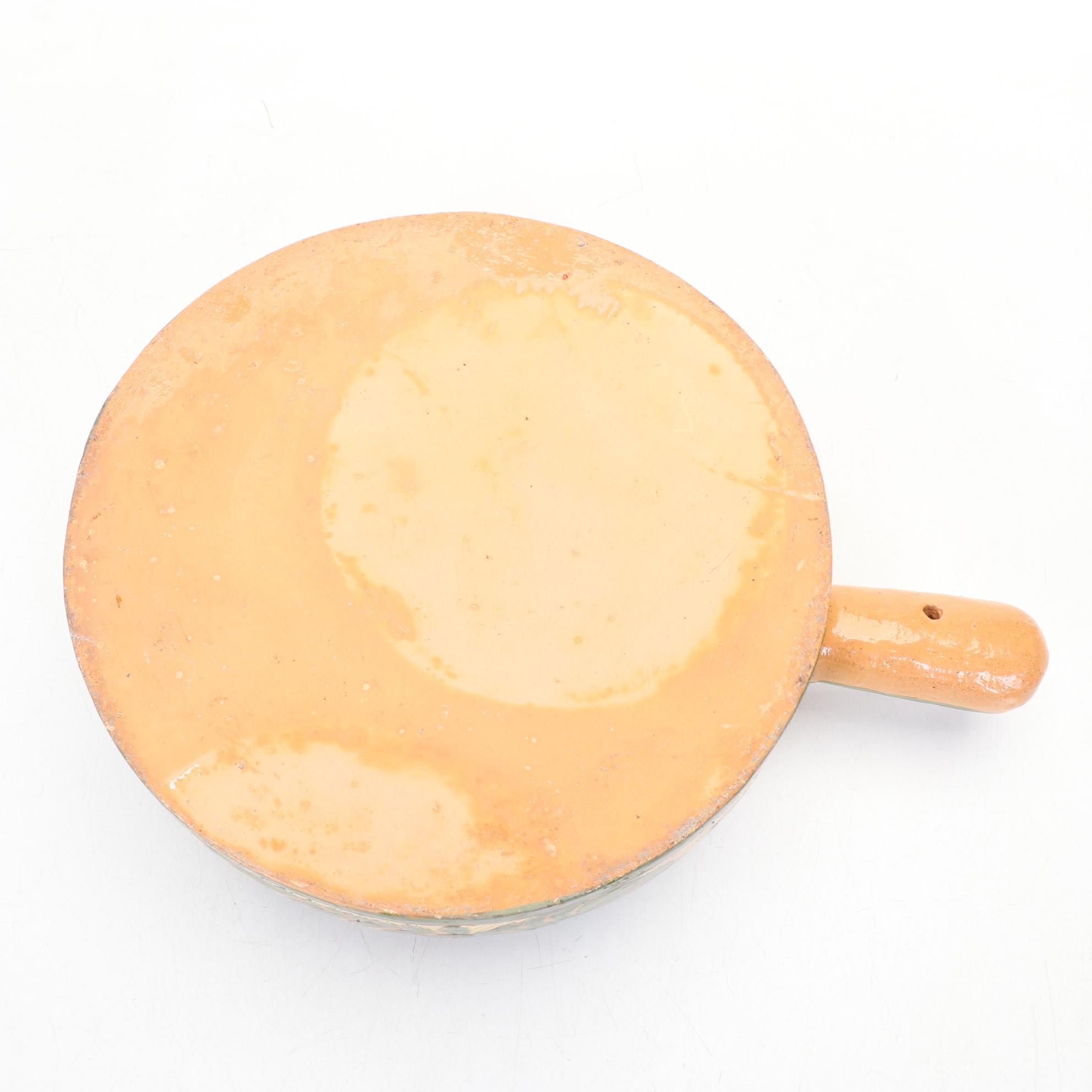 Dolphin Monkey Pod Platter, Mexican Ceramic Cook Pot, and Vase | EBTH