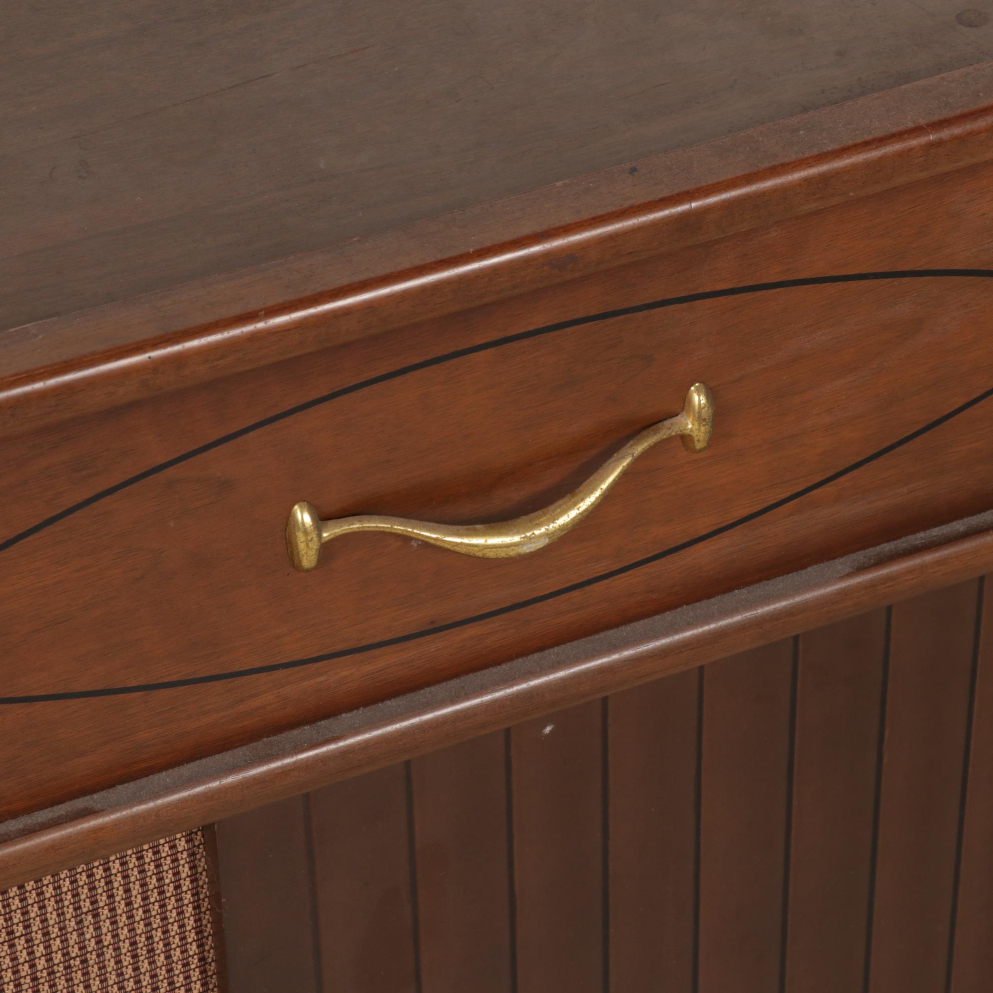 Magnavox "Micromatic" Walnut-Stained Stereo Console Cabinet, Mid-20th ...